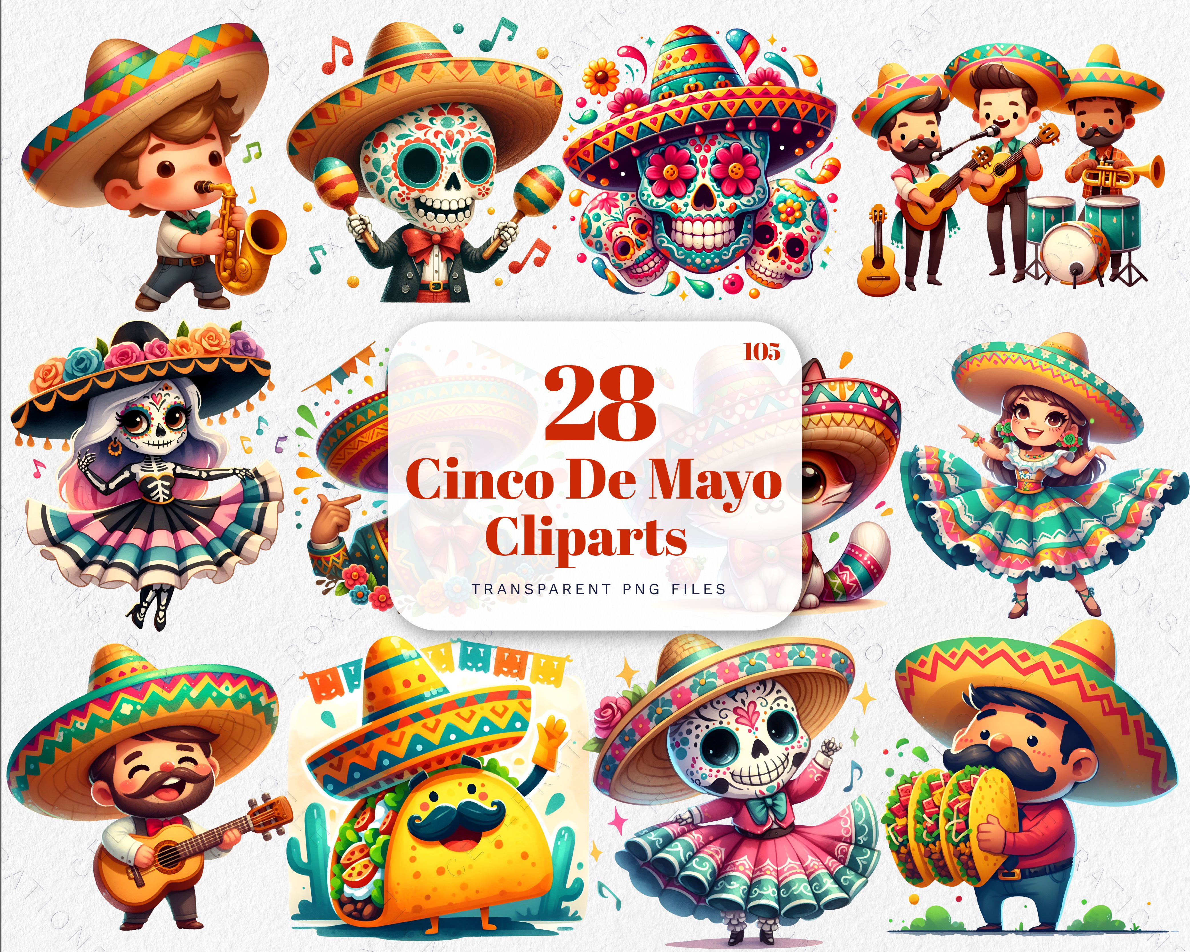 Cinco De Mayo Clipart Bundle - Payhip