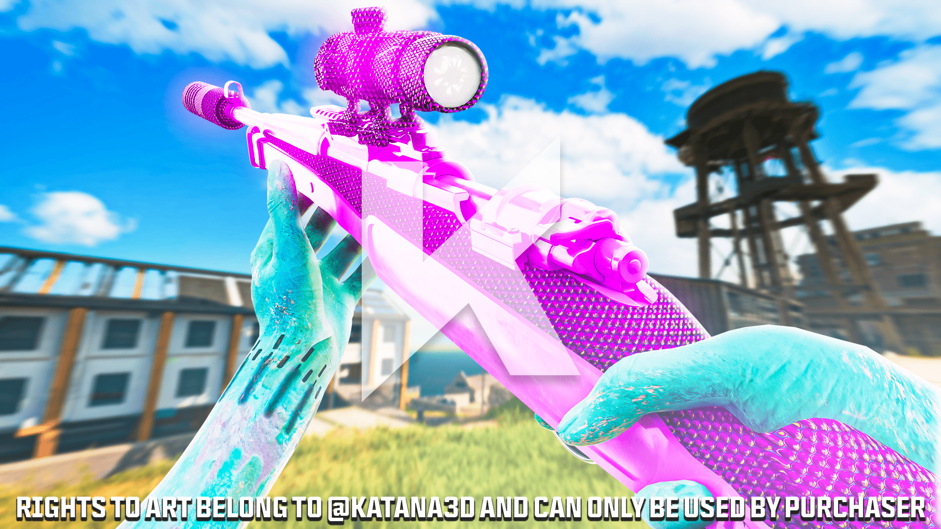 COD/Warzone Thumbnail - Diamond Kar98 (Rebirth Multi) - Payhip