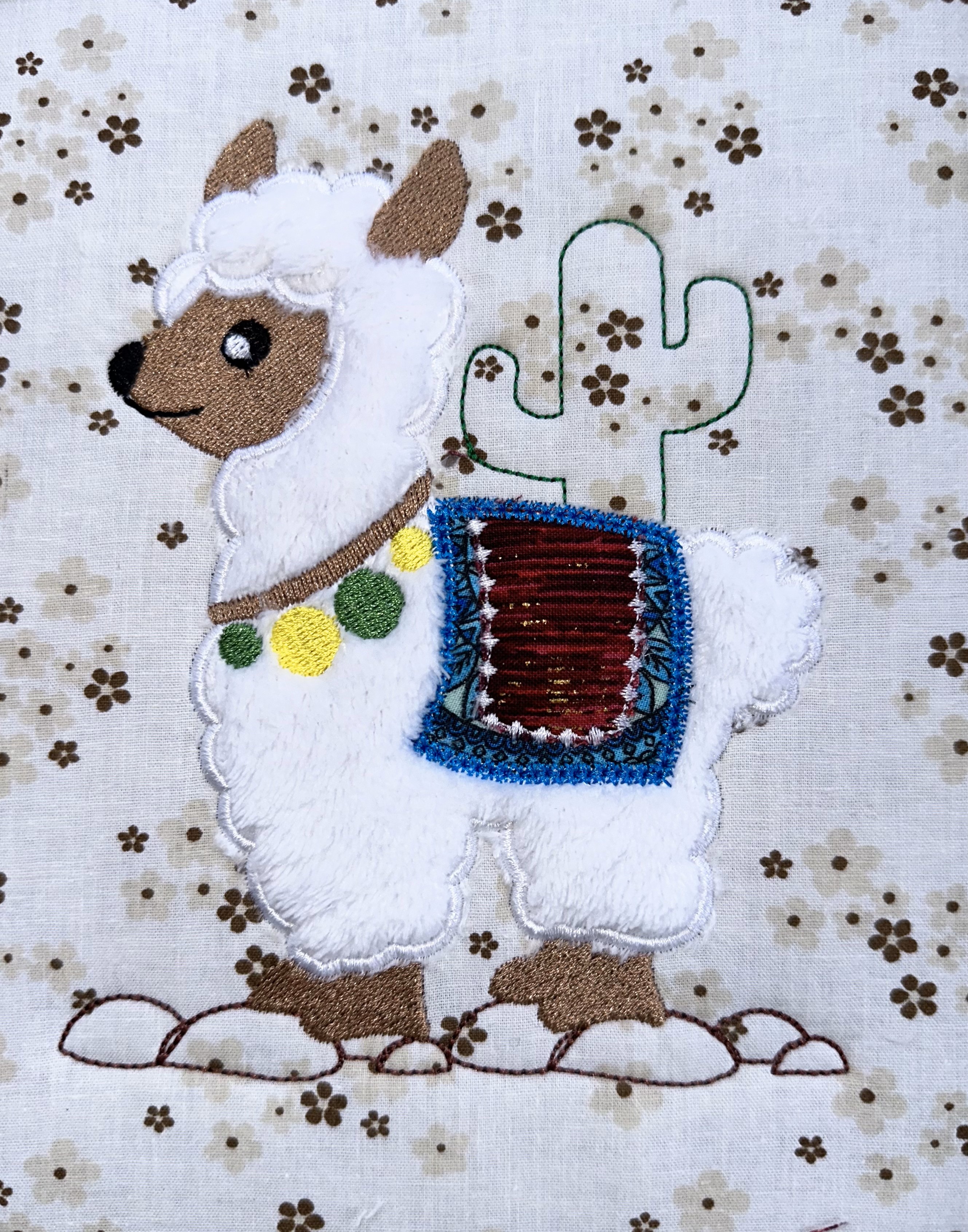 Llama Applique Machine embroidery design - Payhip
