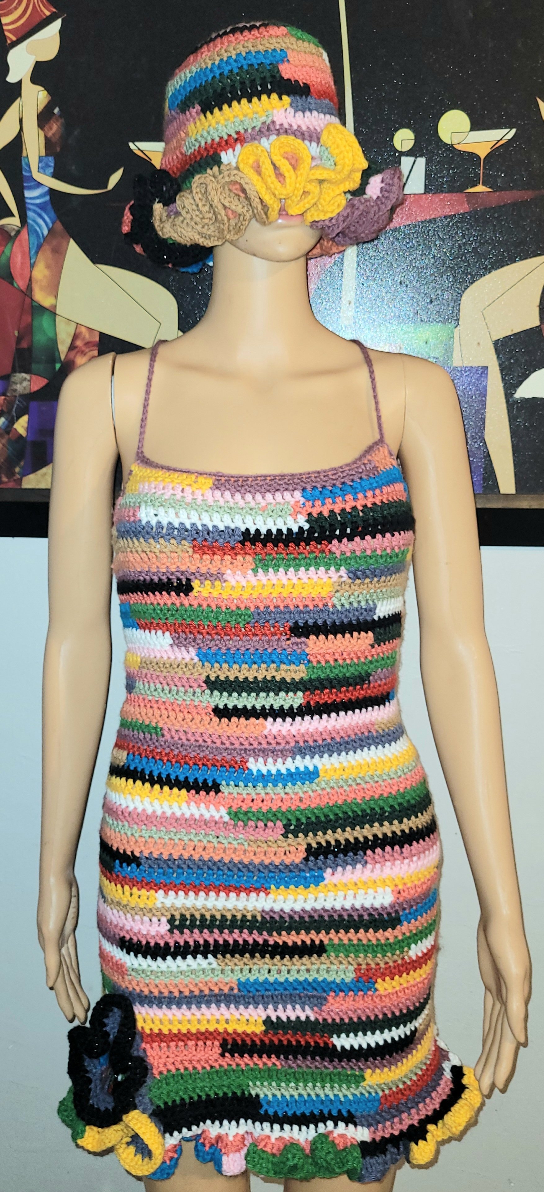 Scrappy Crochet Dress Set