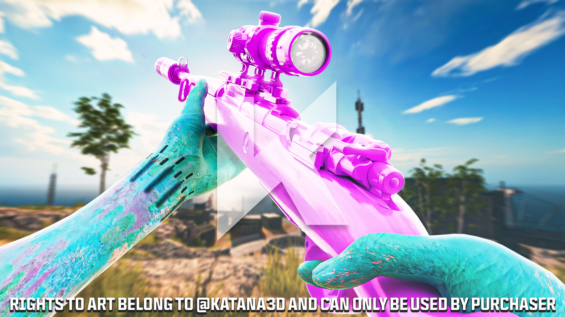 COD/Warzone Thumbnail - Pink Kar98 - Payhip