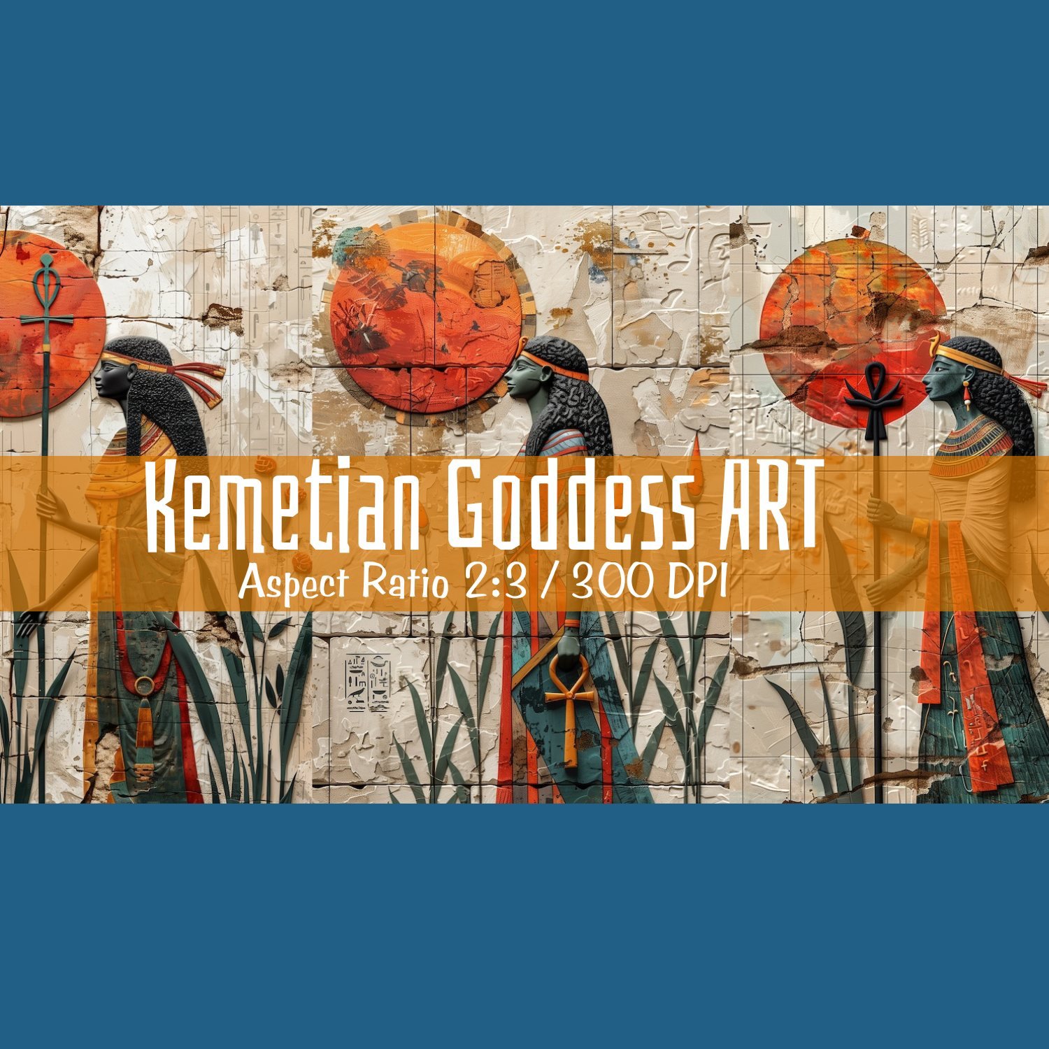 Kemetian Goddess Art 1 (3 Images) - Payhip