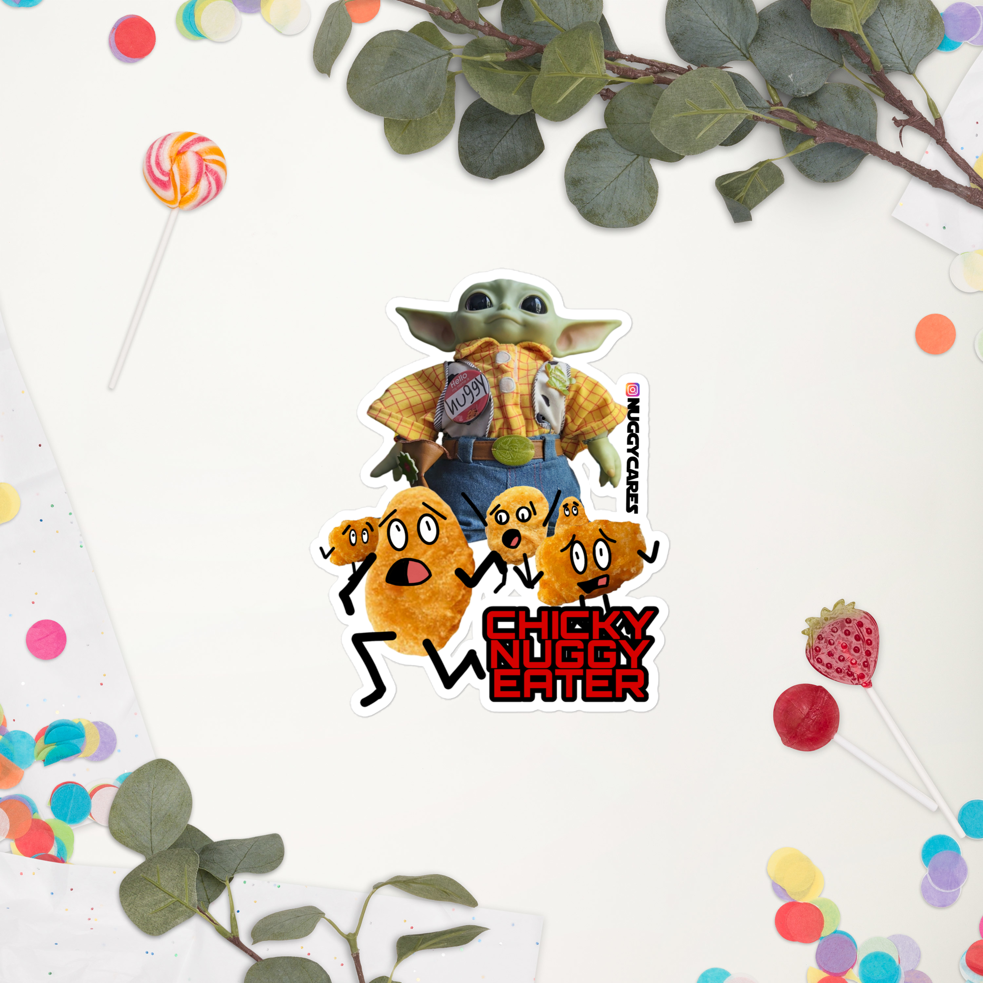 Chicky Nuggy Eater sticker - Payhip