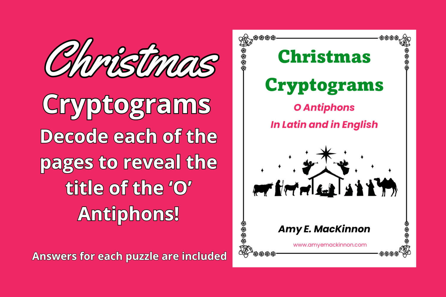 Christmas Cryptograms: "O Antiphons" - Payhip
