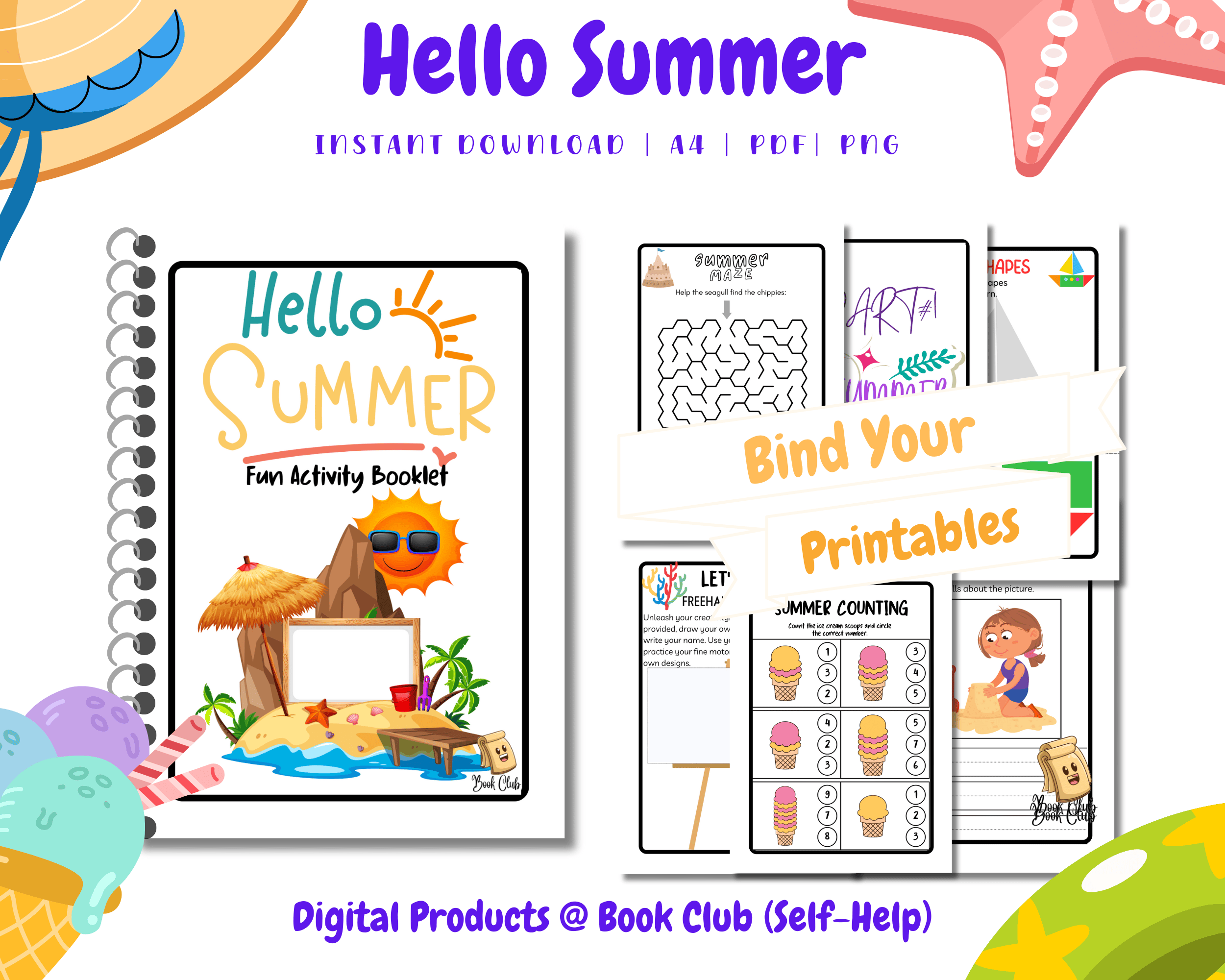 Hello Summer Printables - Payhip