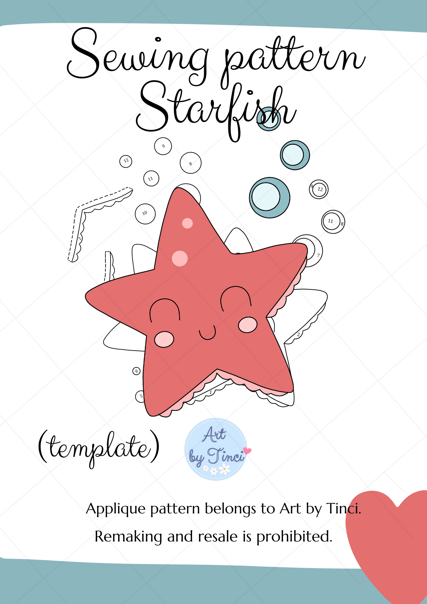 Starfish Sewing Pattern
