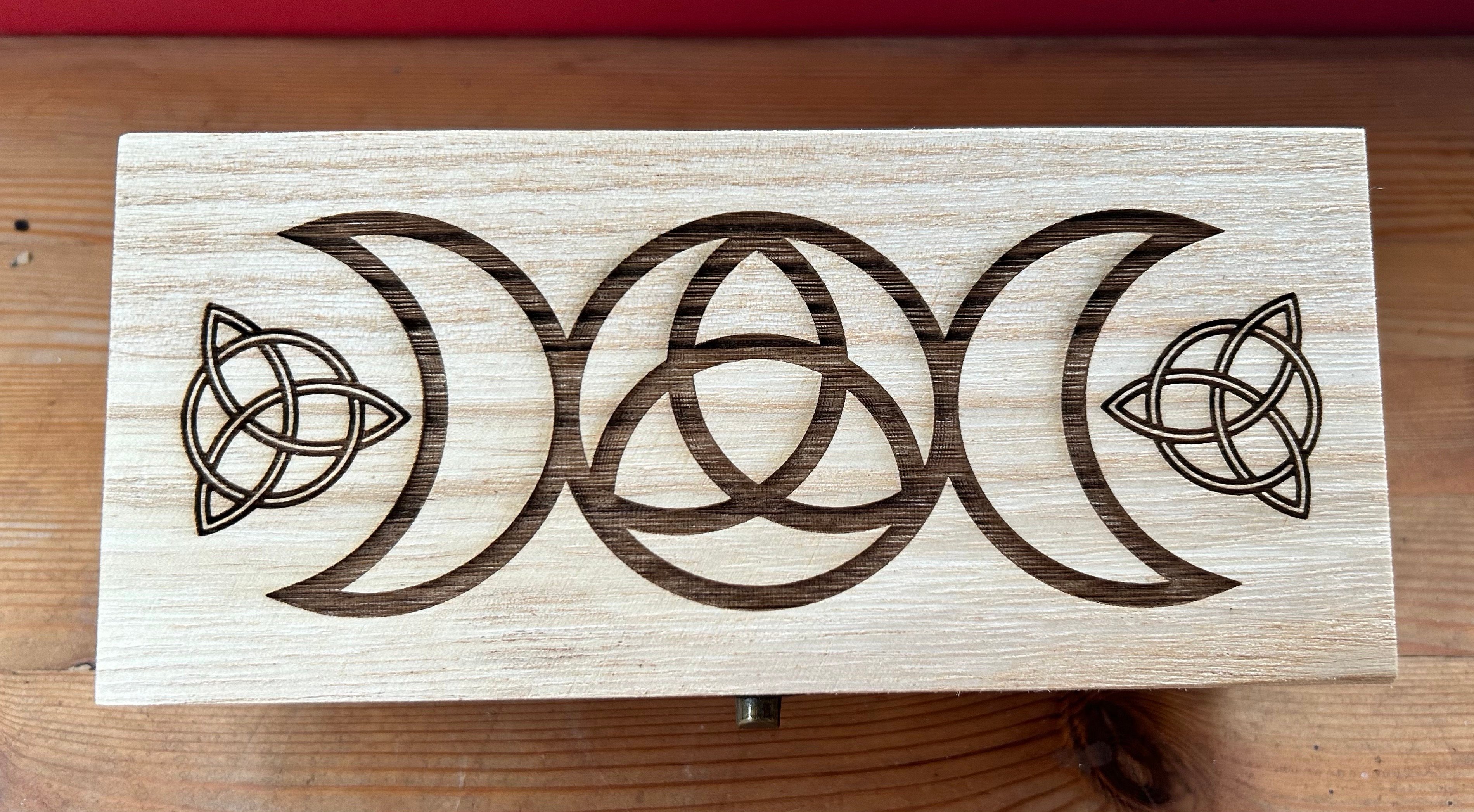 Card/crystal ornate wooden box - Payhip