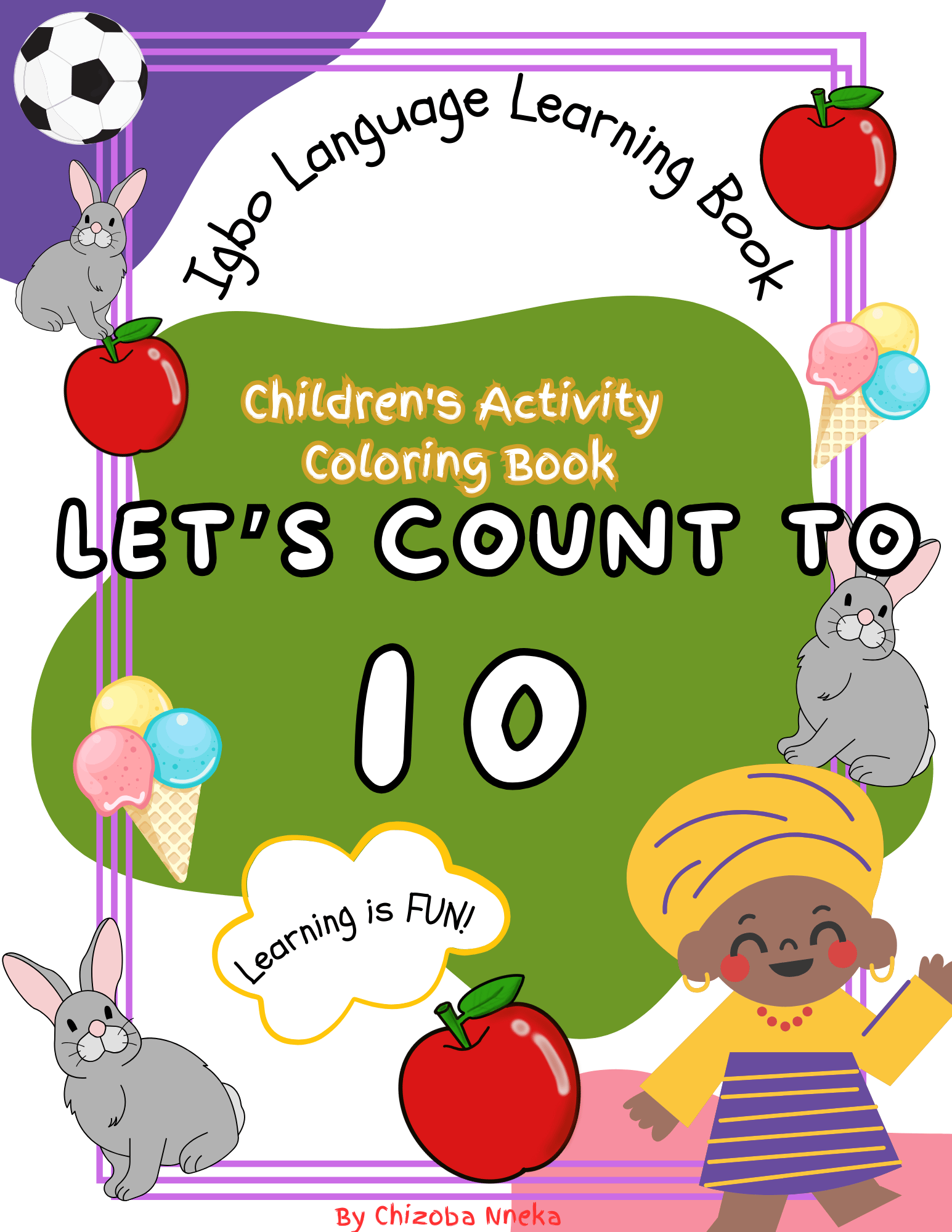 IGBO LANGUAGE | Let's Count to 10 - Children's Activity Coloring Book ...