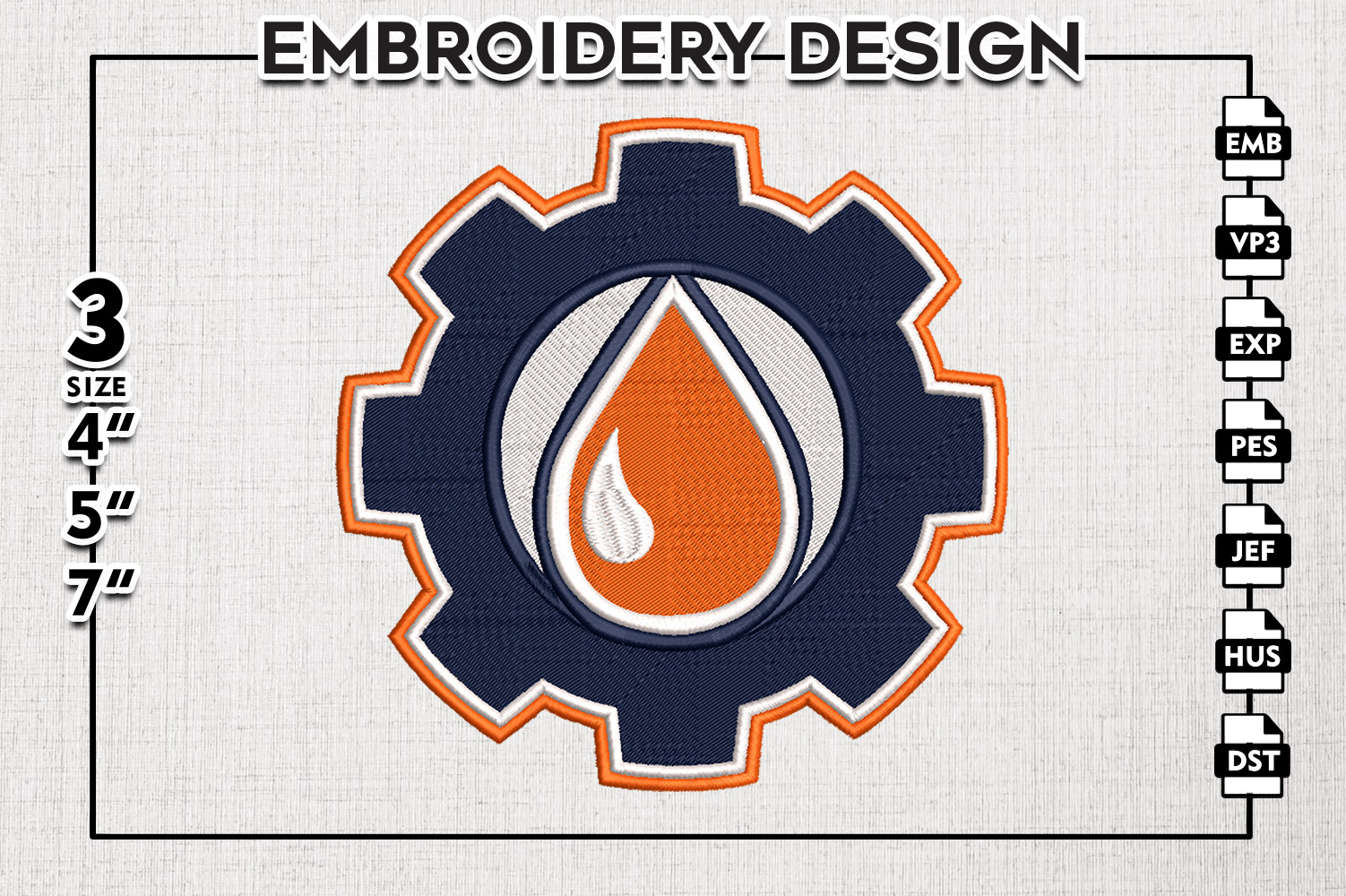 Edmonton Oilers NHL Team Round Logo Embroidery Designs, NHL Edmonton ...