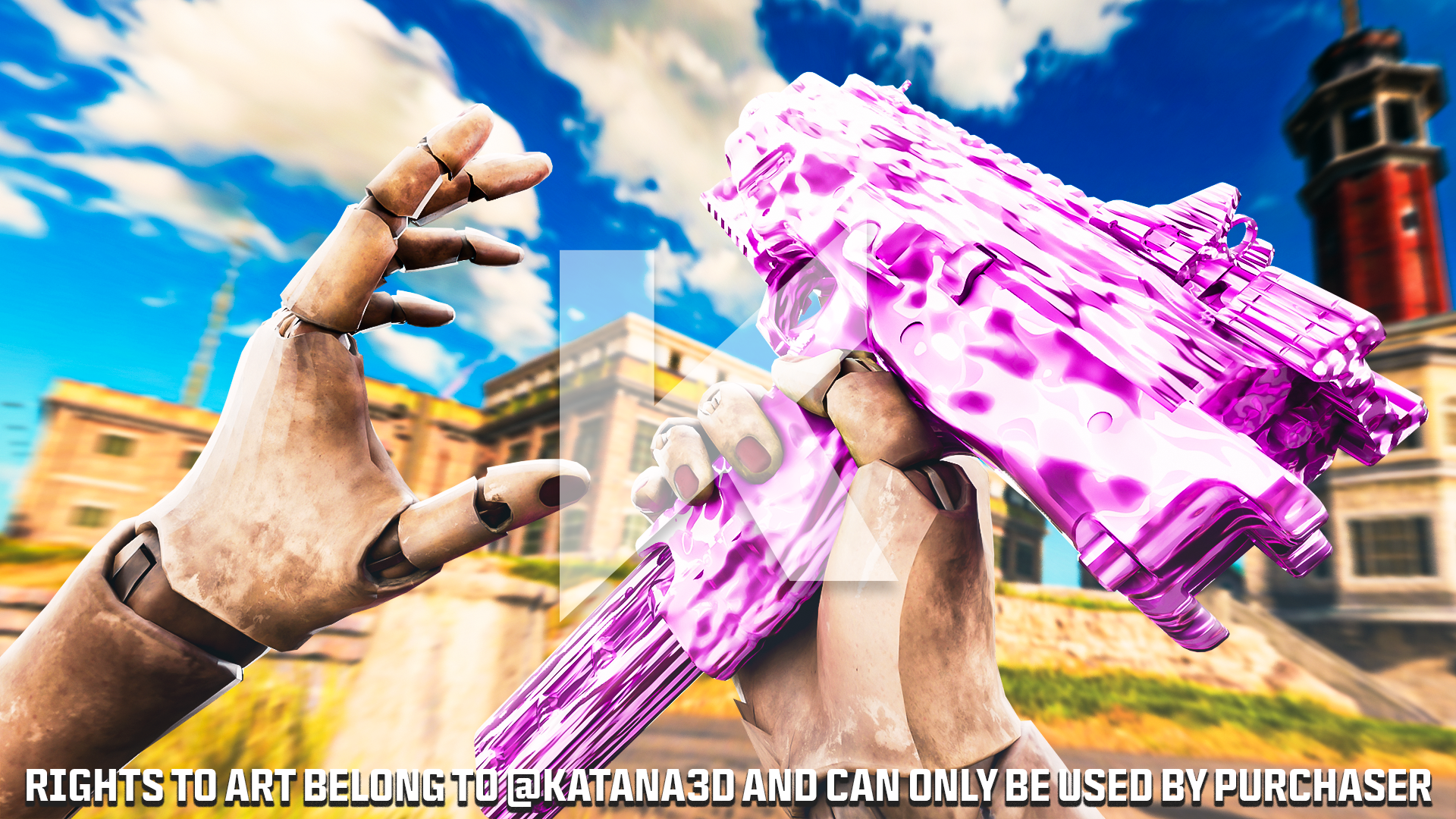 COD/Warzone Thumbnail - Obsidian Horus (Pink Black) - Payhip