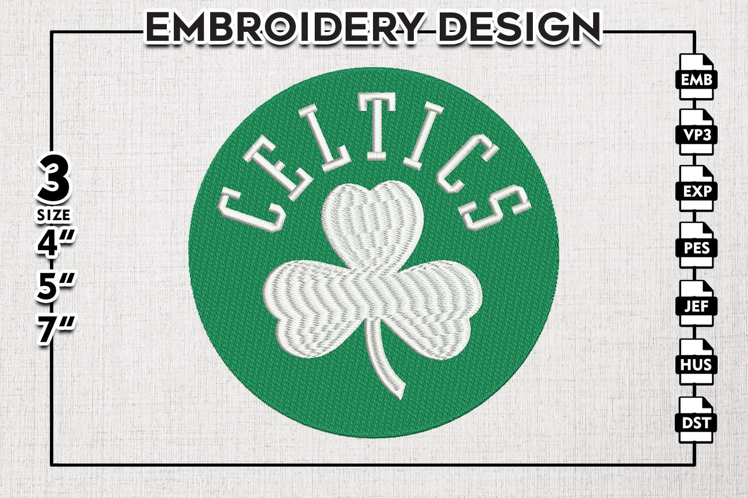 Boston Celtics NBA Celtics Word Logo Embroidery Designs,Boston Celtics ...