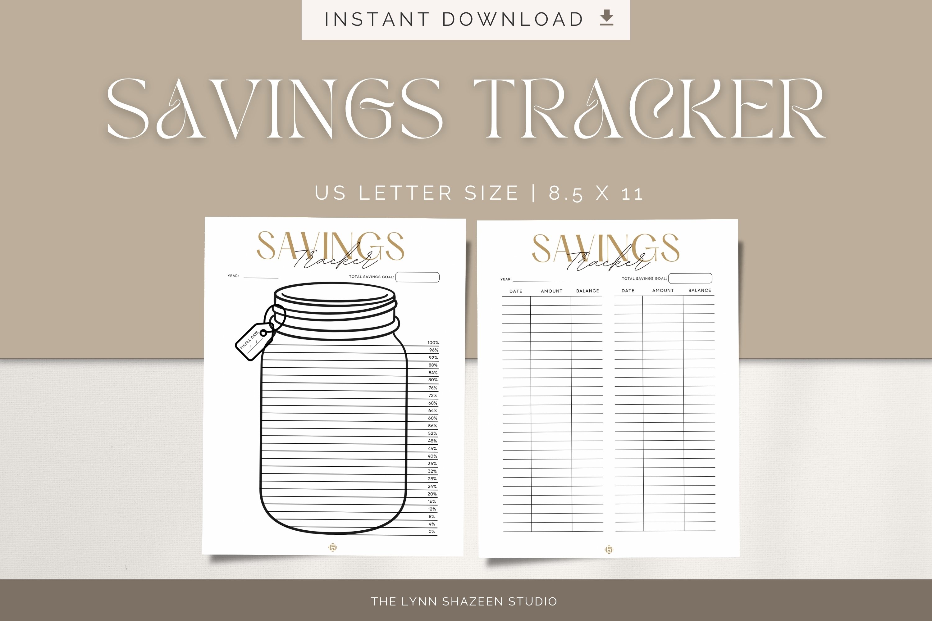 Savings Progress Visual Tracker - Payhip