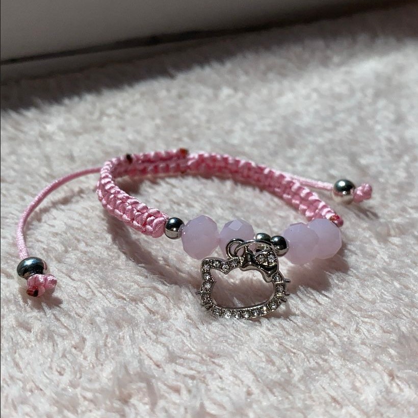 Pink Hello Kitty String Bracelet - Payhip