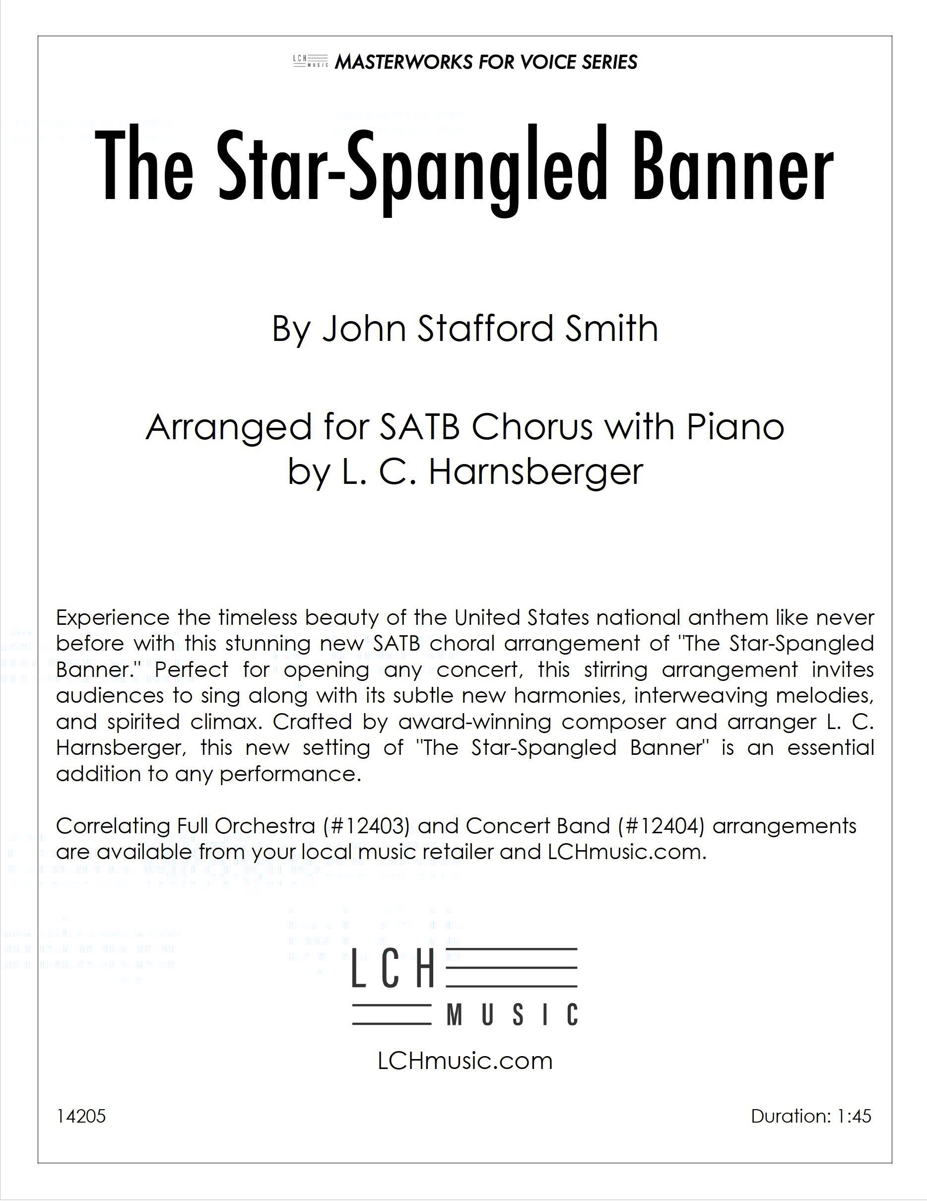 The Star-Spangled Banner arranged for SATB Chorus - Payhip