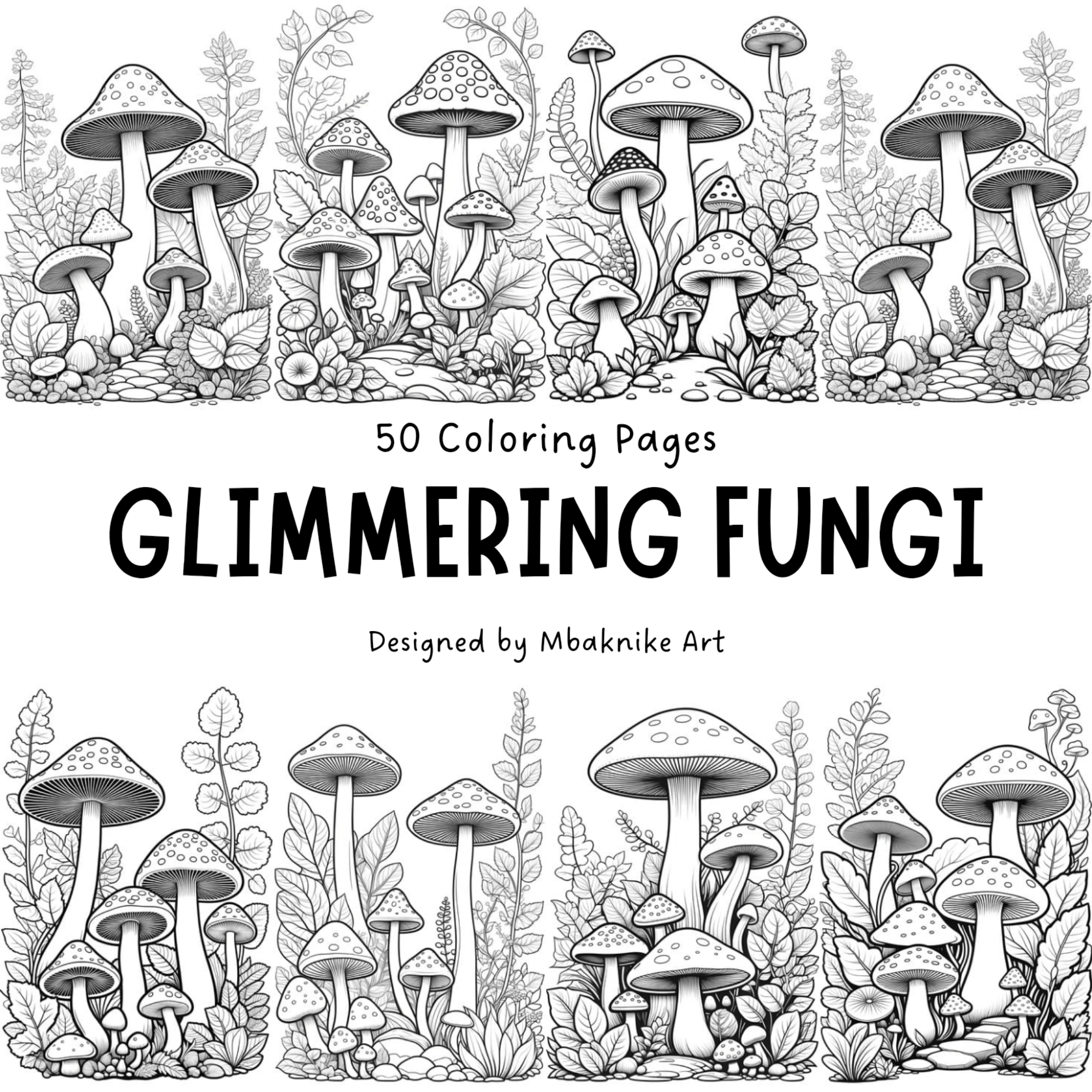 Coloring Book: Glimmering Fungi - Payhip