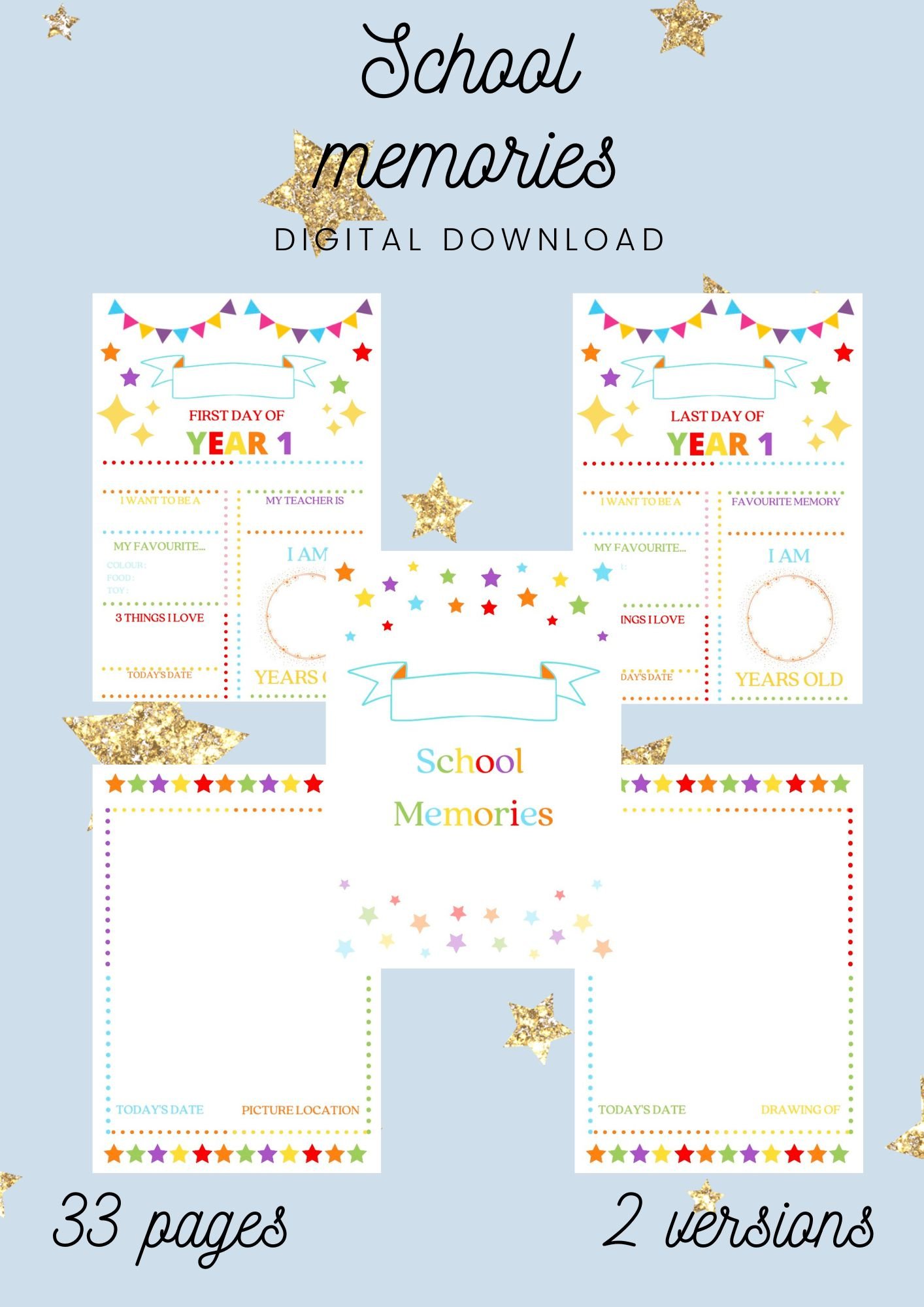 School memories book - Digital download - Payhip