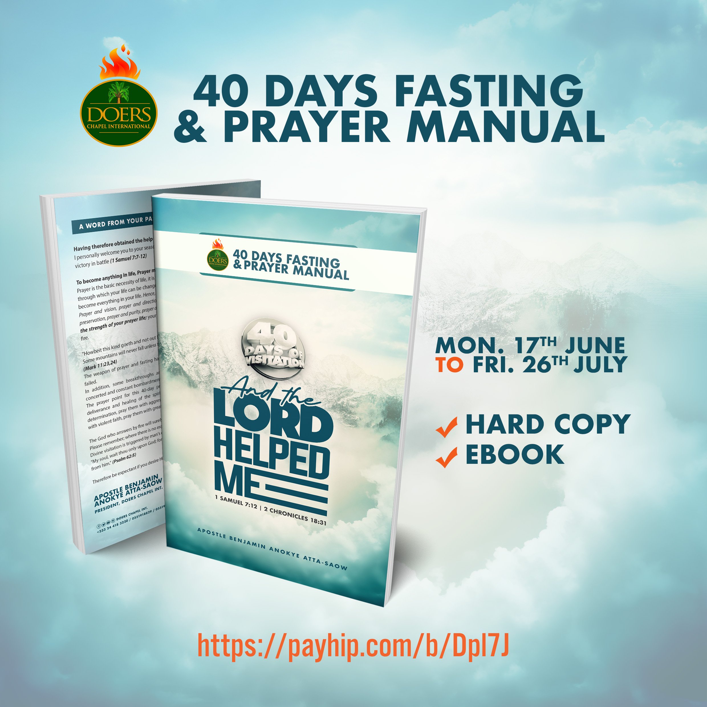 2024 - 40 Days of Visitation Fasting & Prayer Manual - Payhip