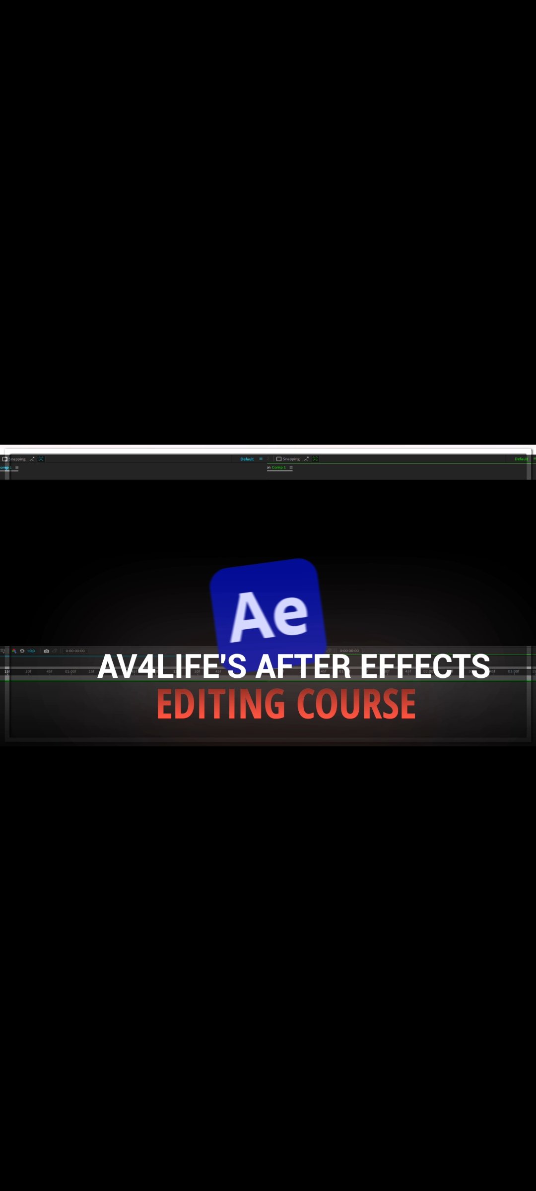 Av4life's editing course (After Effects) - Payhip