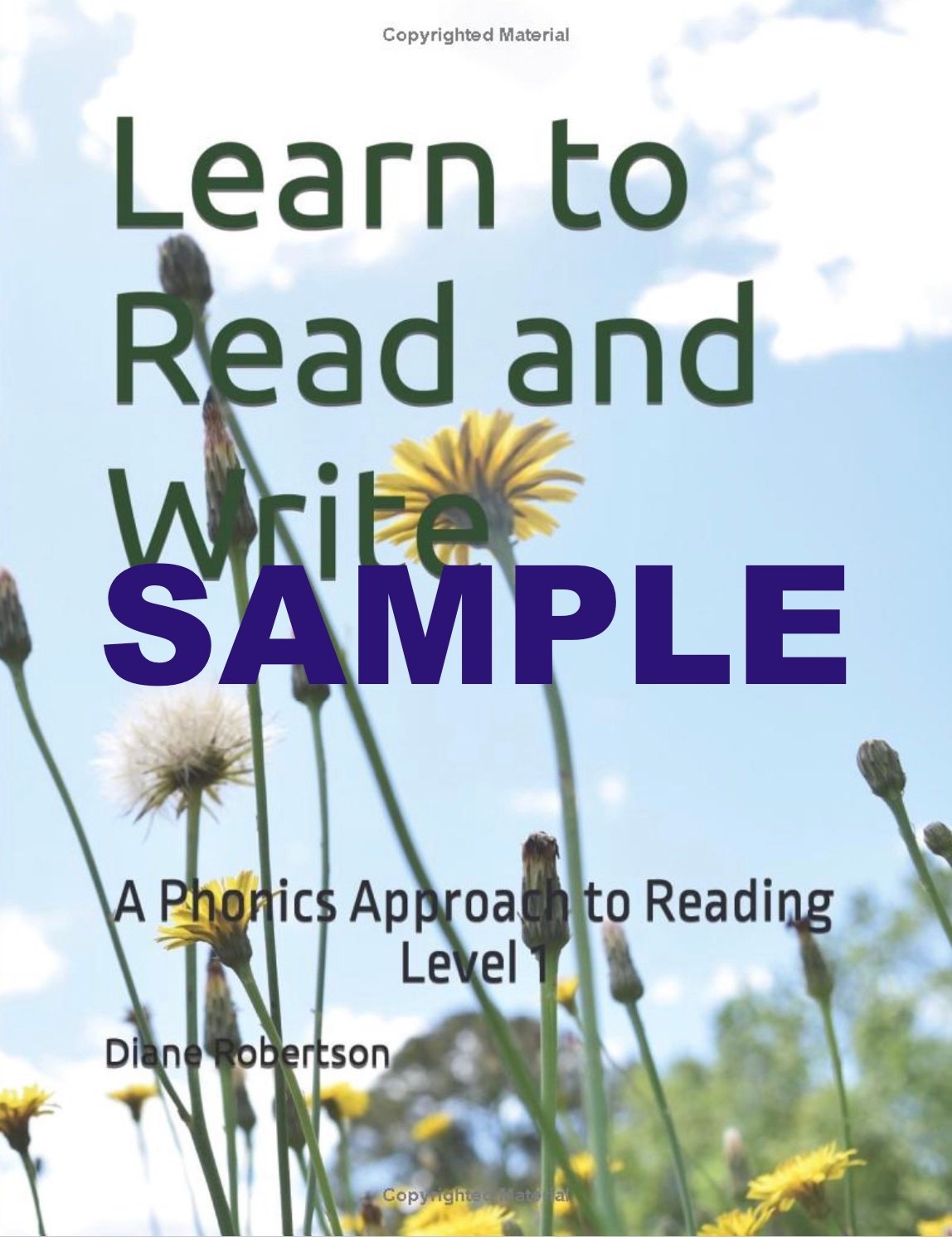 FREE SAMPLE PAGES LEARN TO READ AND WRITE LEVEL 1