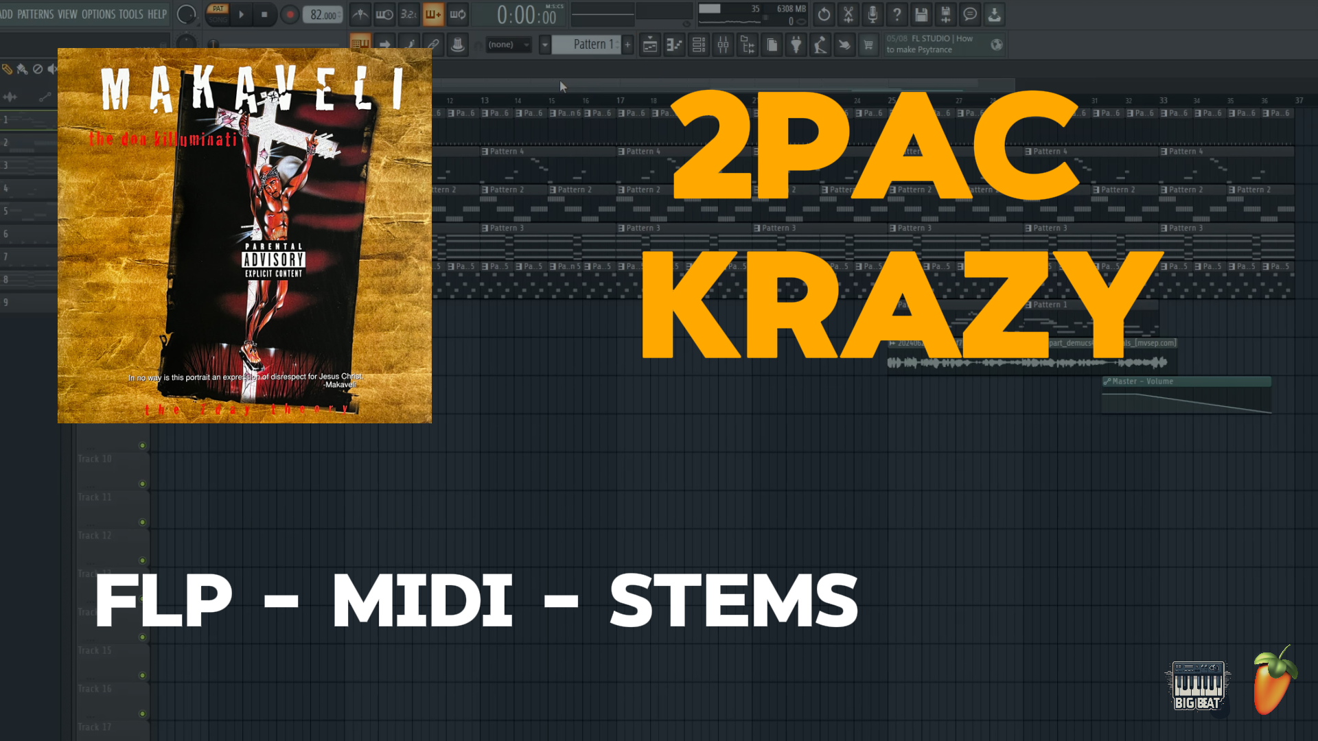 2pac - Krazy FLP MIDI STEMS - Payhip
