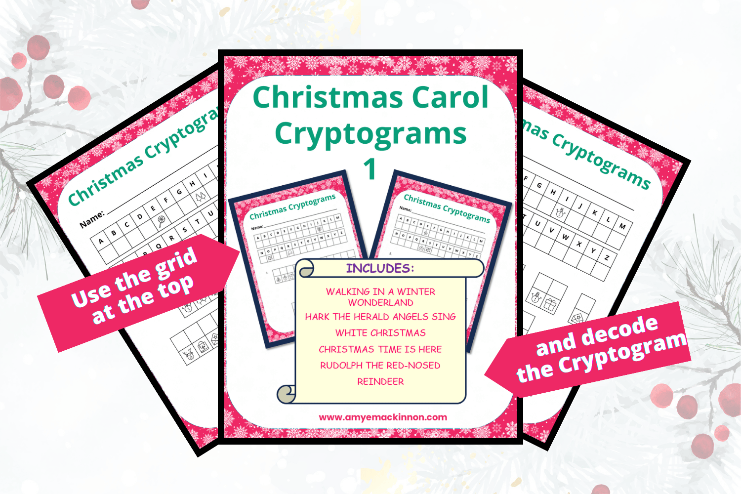 Christmas Carol Cryptograms 2 - Payhip