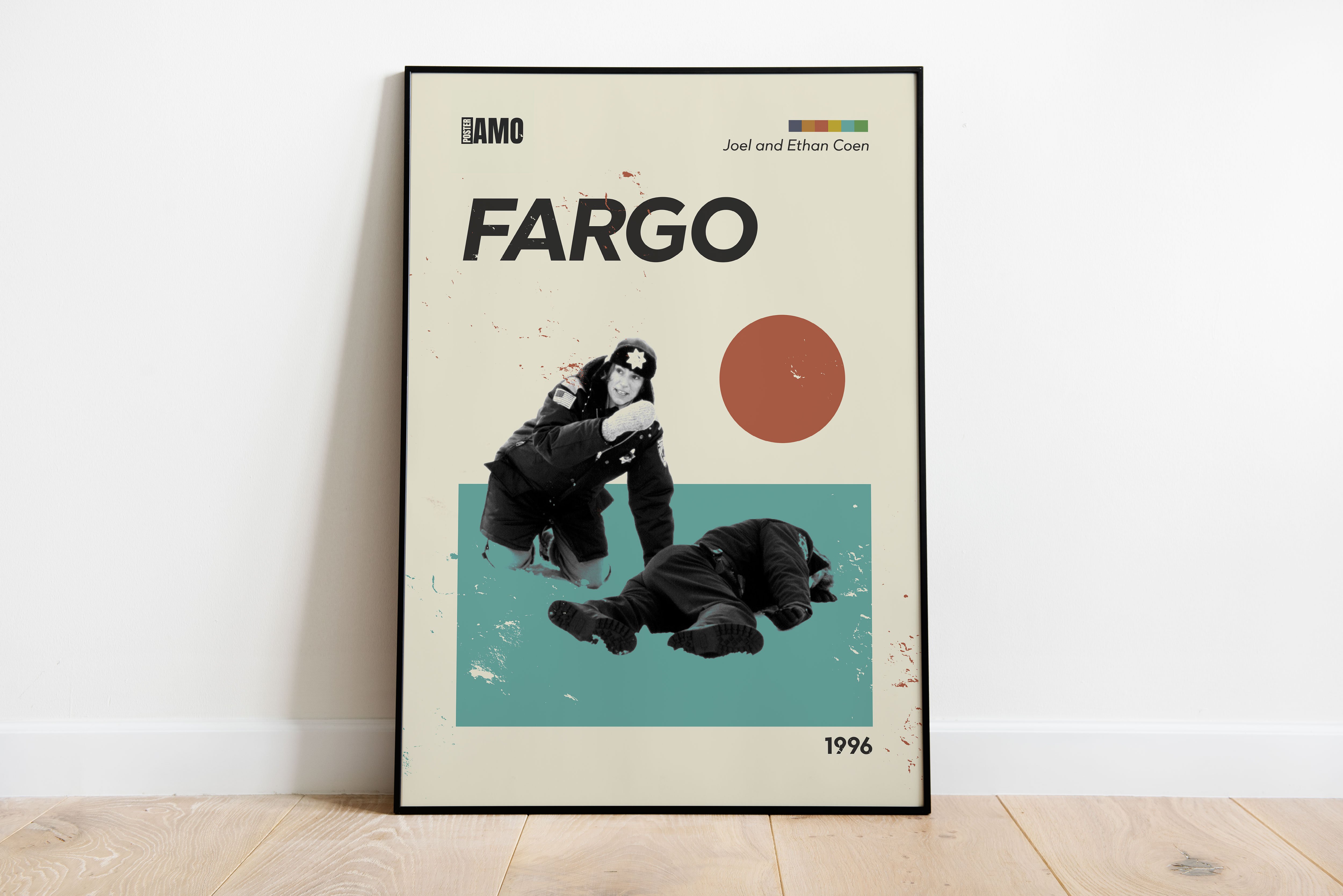 Digital Fargo Poster, Download & Print Instantly, Mid-century Print ...