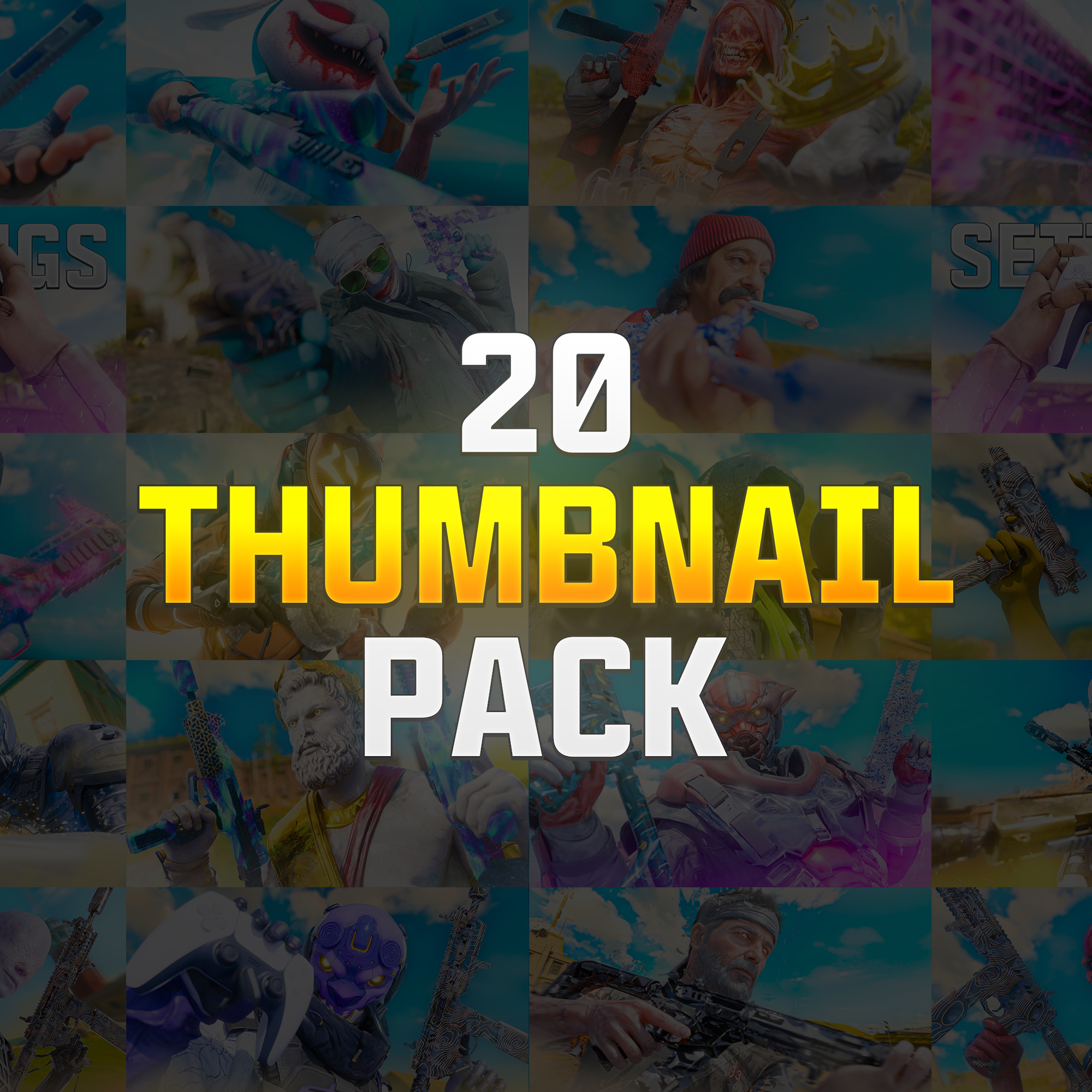 20 Thumbnail Pack - Payhip