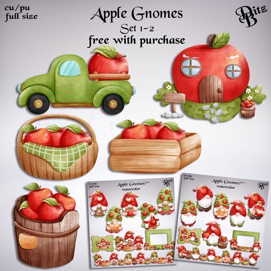 Apple Gnomes Set 1 - Payhip