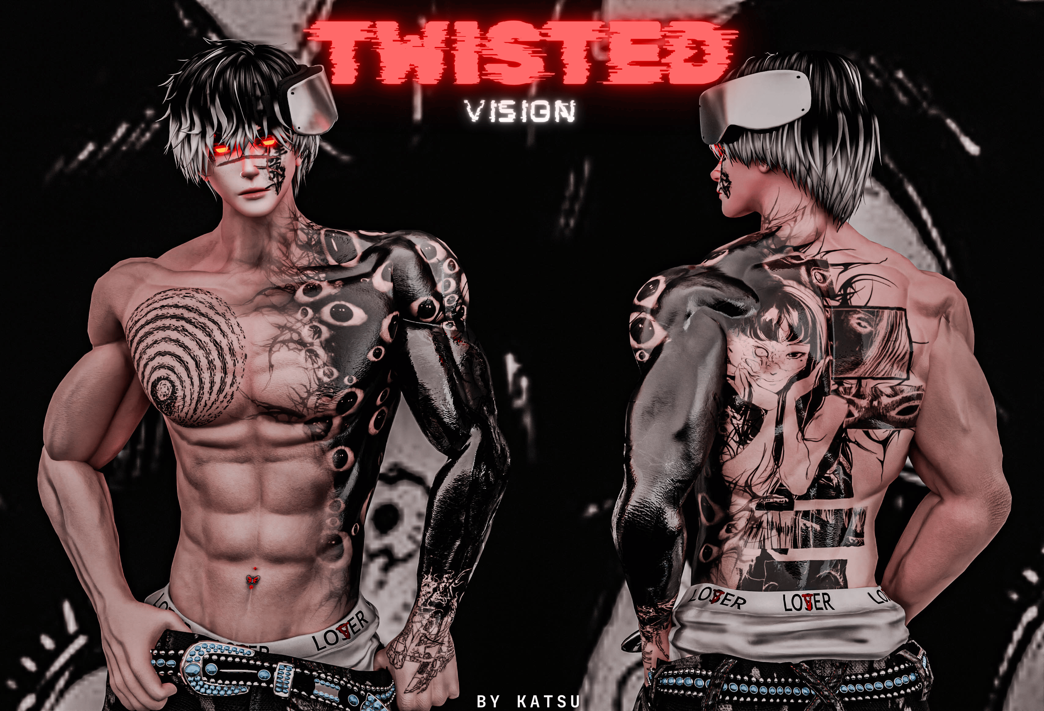 "TWISTED VISION" texture (akii base, ace base, dolly molly and mink ...