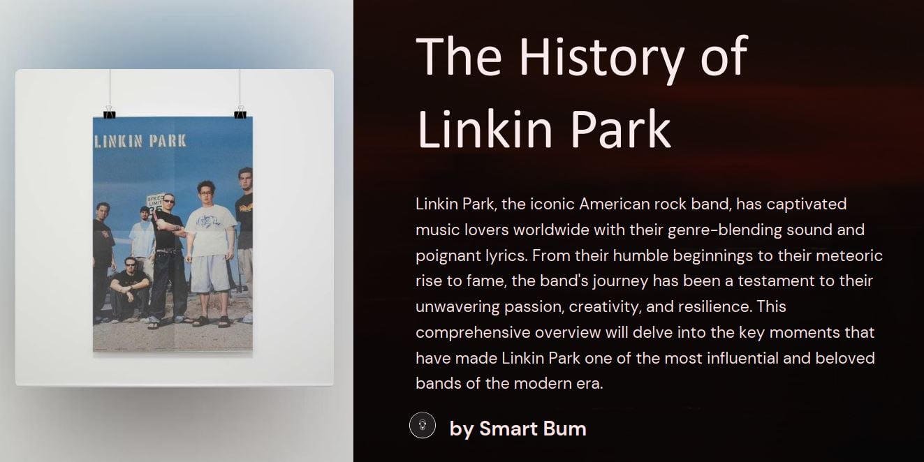 The History of Linkin Park (USA) - Payhip