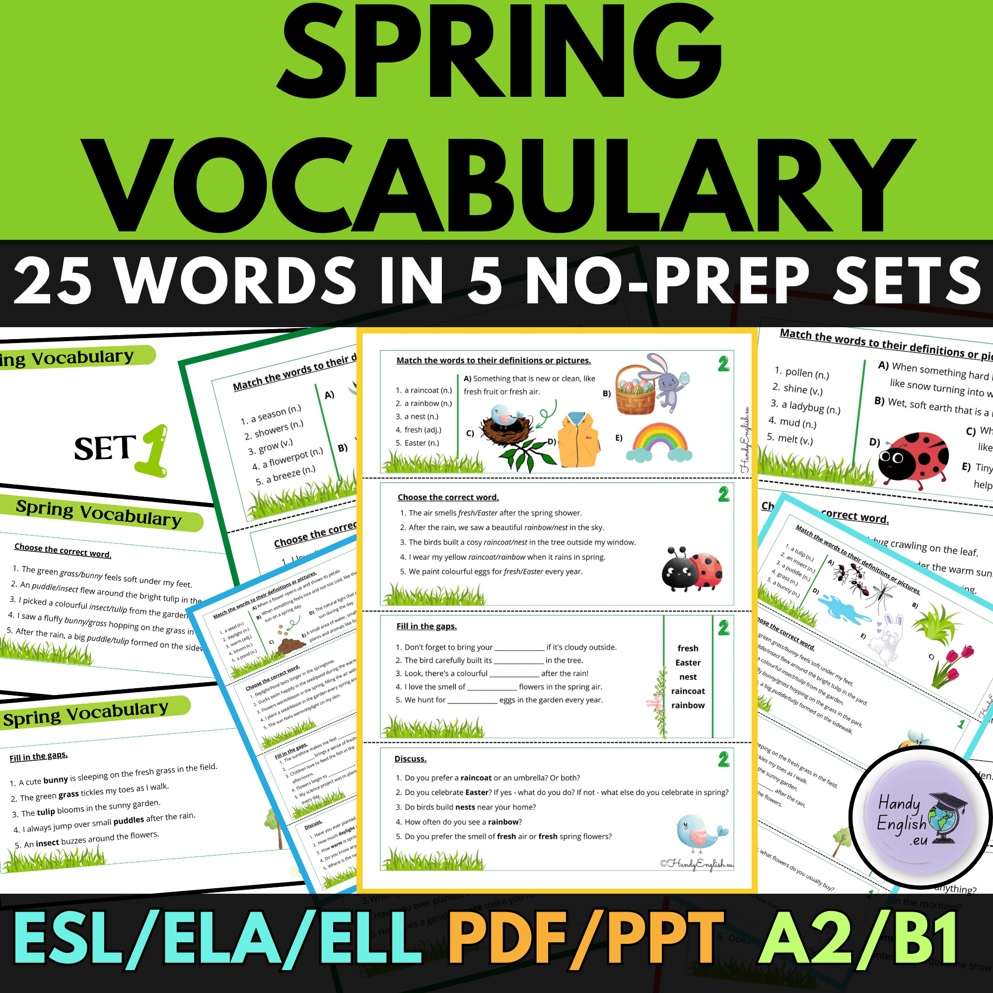 Spring Vocabulary A2/B1 - Payhip