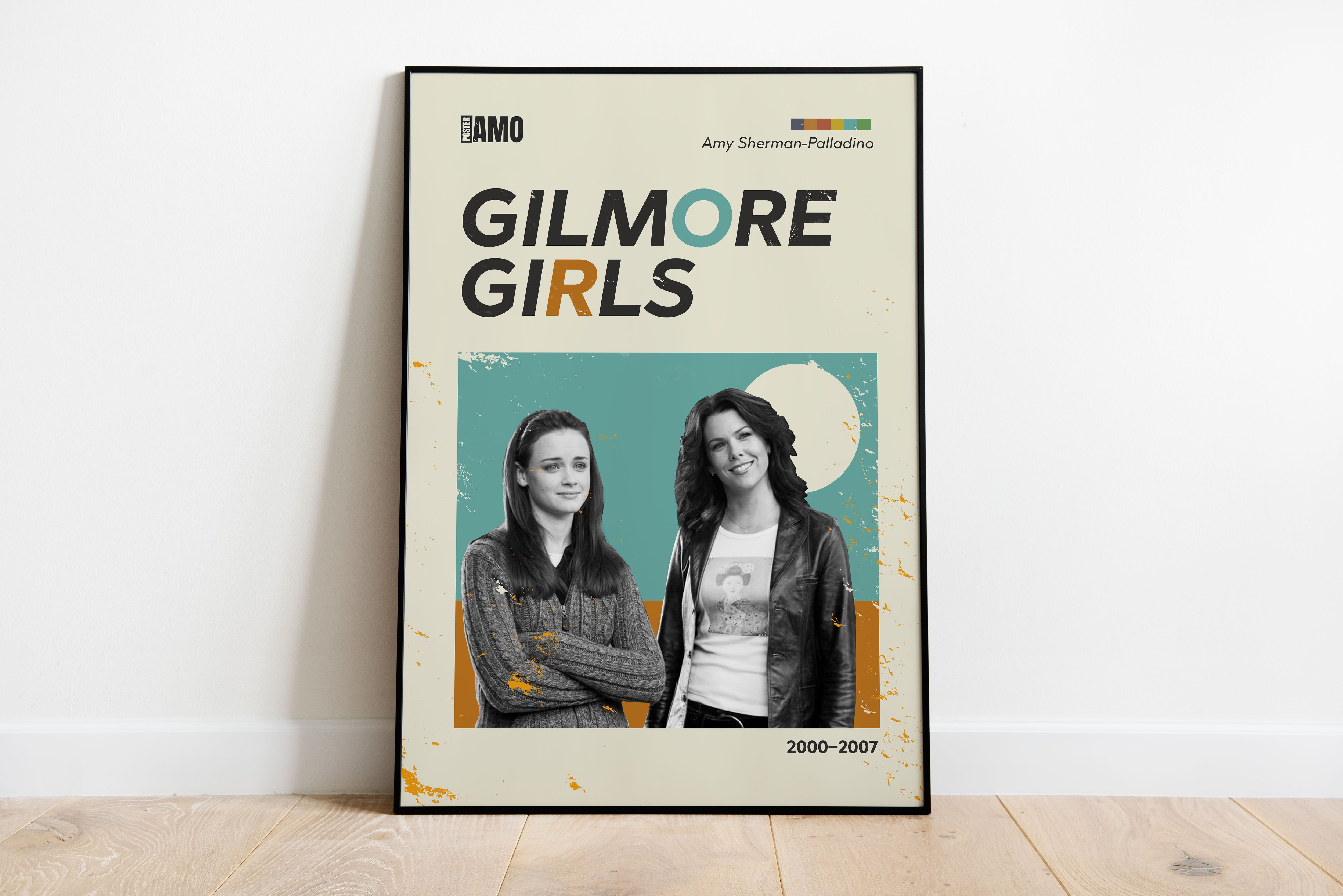 Digital Gilmore Girls Poster, Download & Print Instantly, Mid-century ...