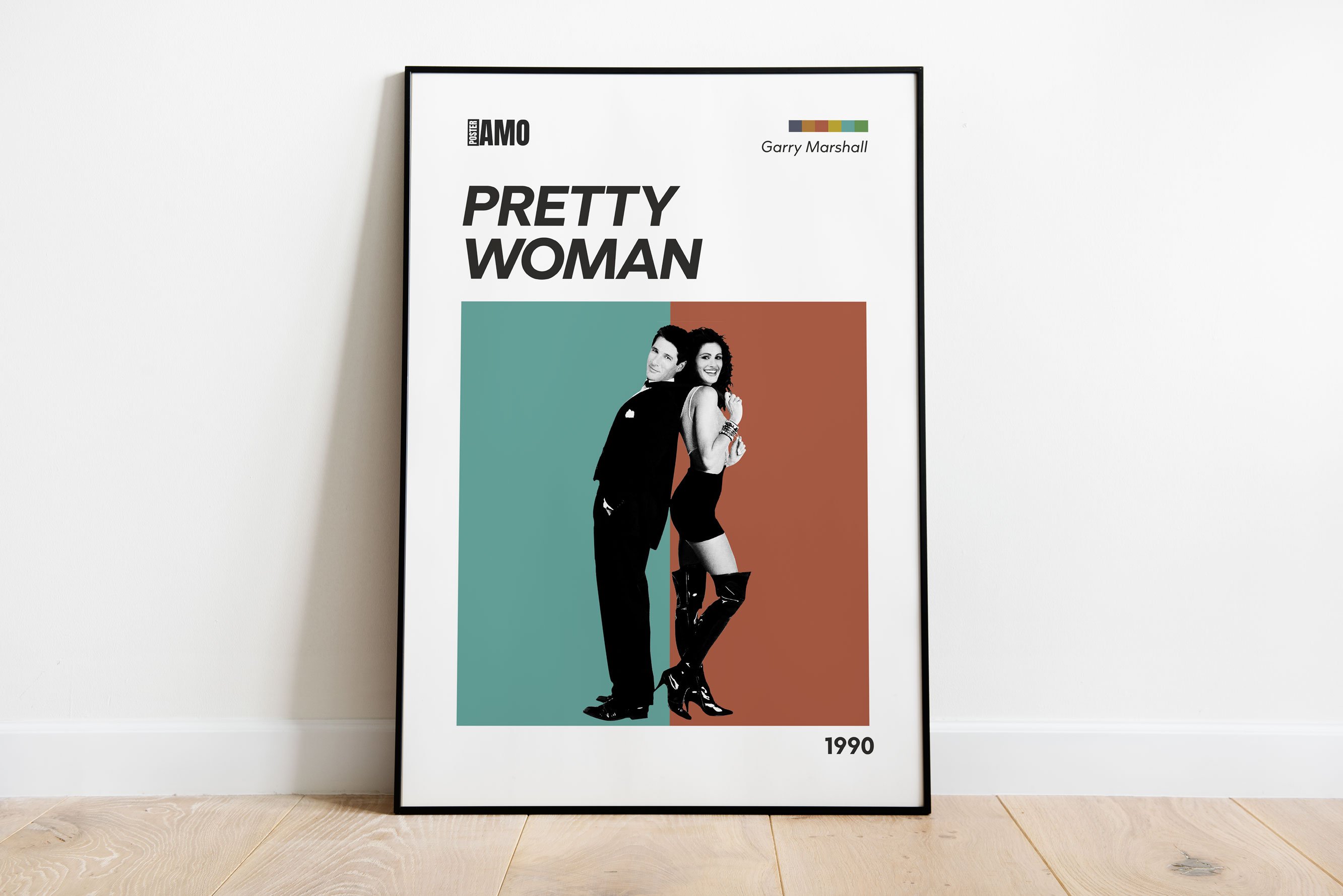 Digital Pretty Woman Poster, Download & Print Instantly, Mid-century ...