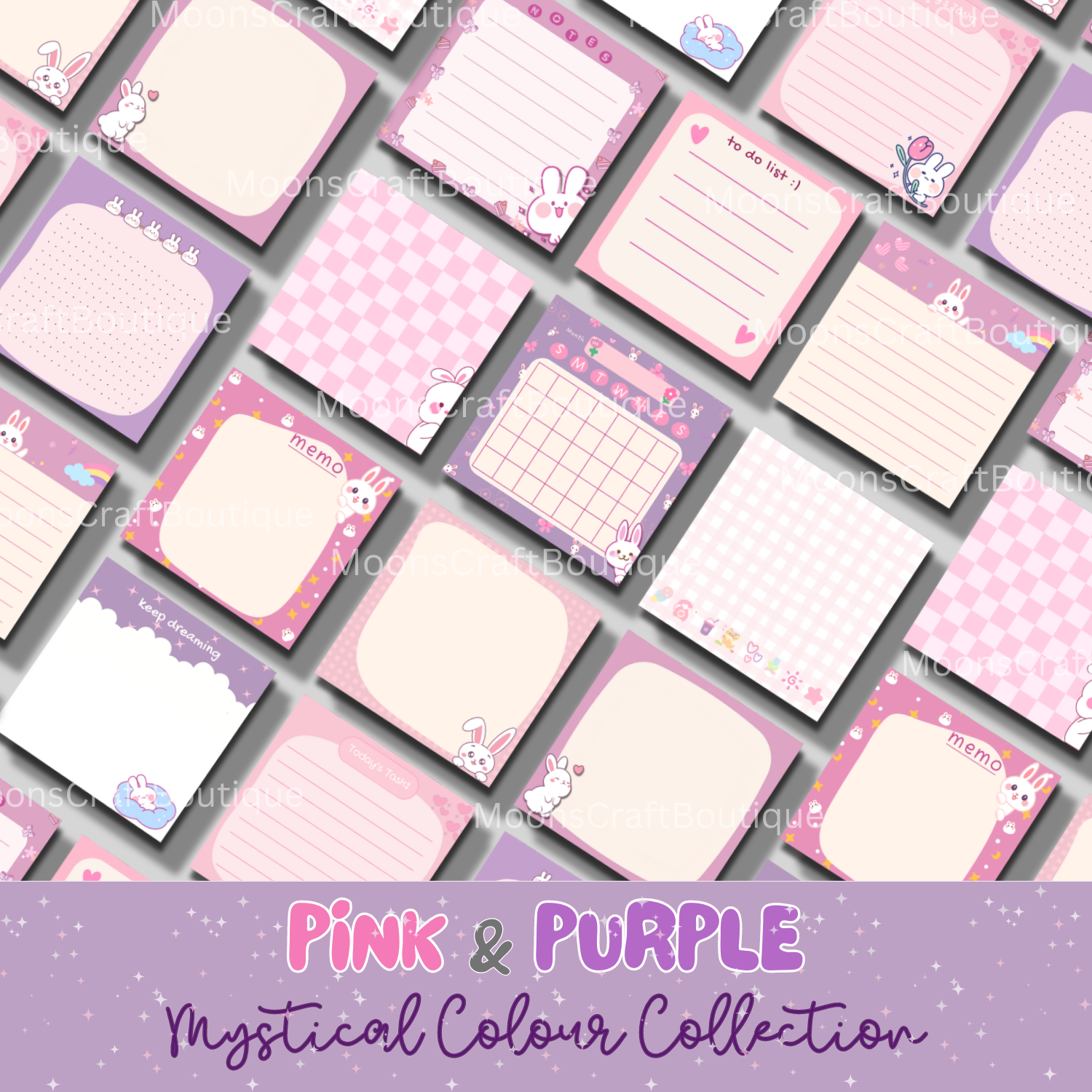 Watercolor Printable Stationary Set / A4 Size Writing Paper / Lined and ...