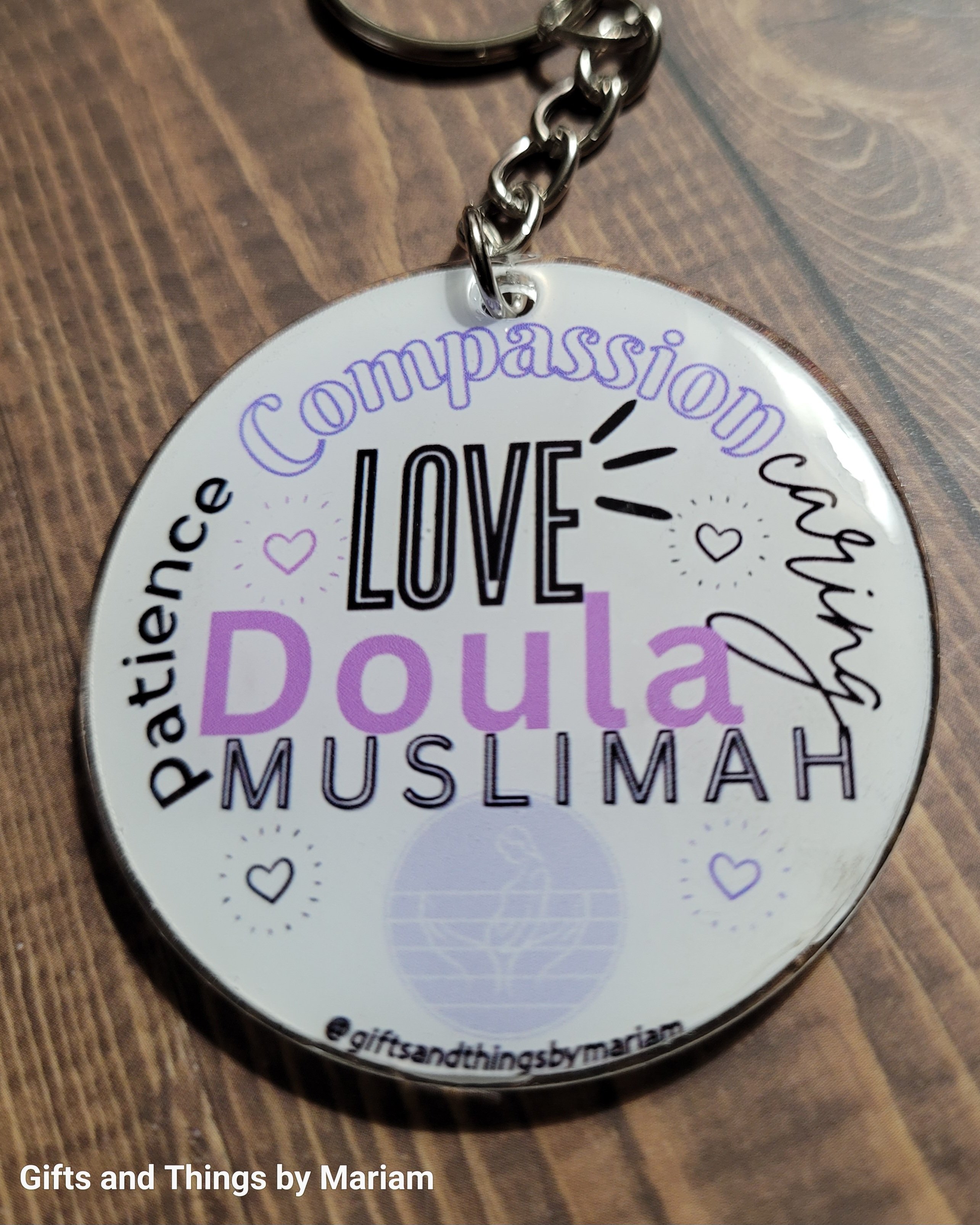 Doula...Muslimah Round Acrylic Keychain - Payhip