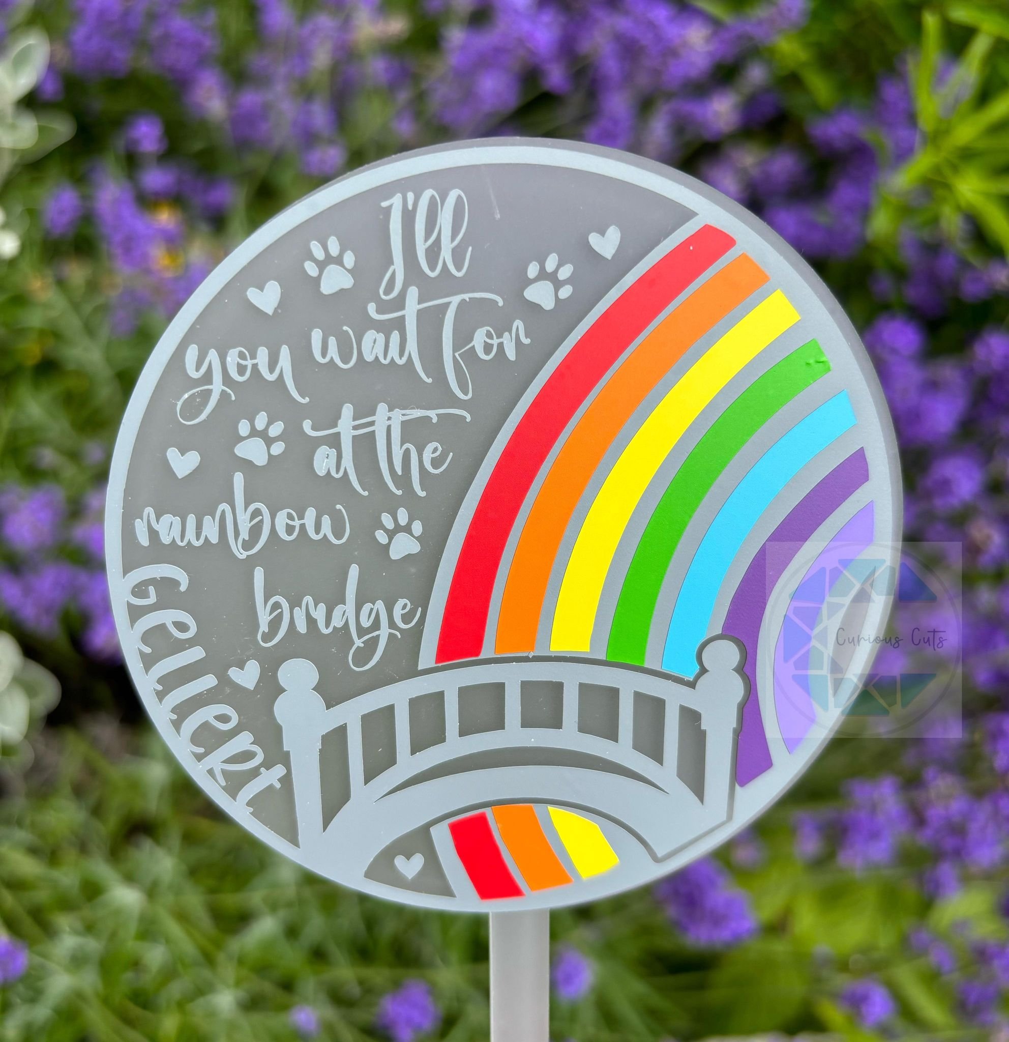 Rainbow Bridge circle=SVG/SS file - Payhip