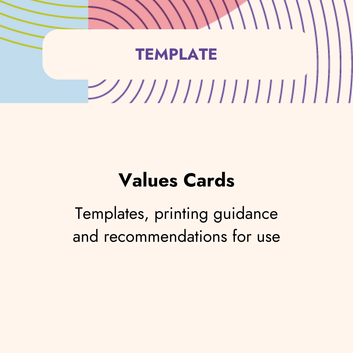 Values Cards Template - Payhip