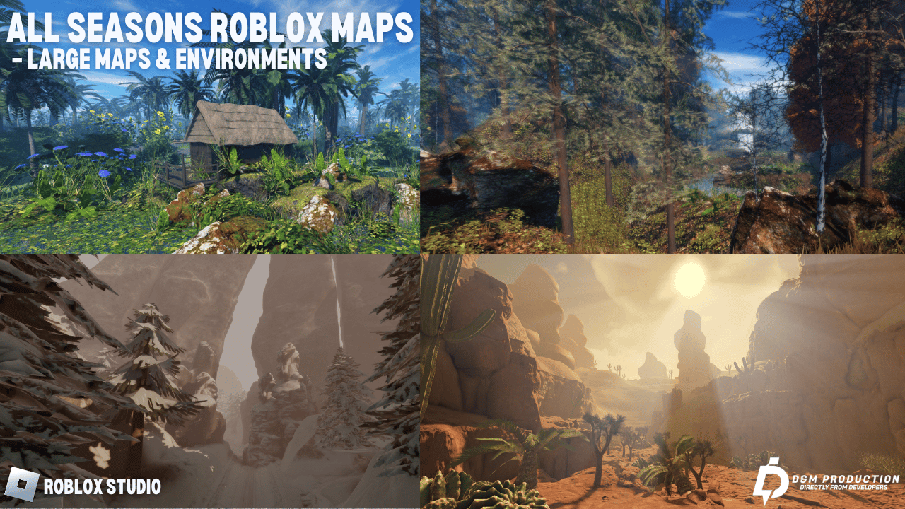 All-Seasons Roblox Realistic Maps Bundle