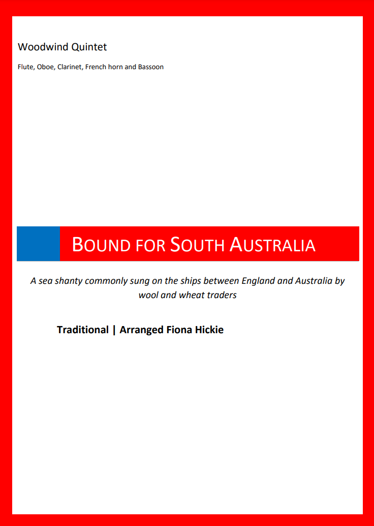 Bound for South Australia (Wind Quintet)
