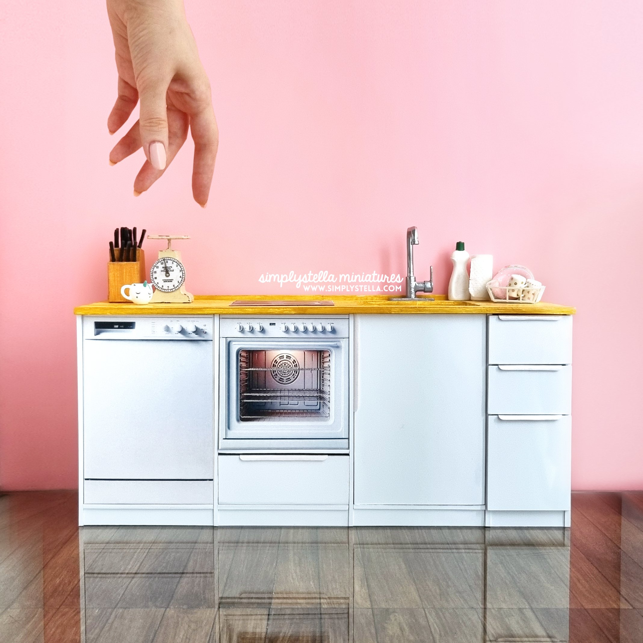 Miniature KITCHEN CABINETS set | SVG SILHOUETTE STUDIO files for CRICUT ...