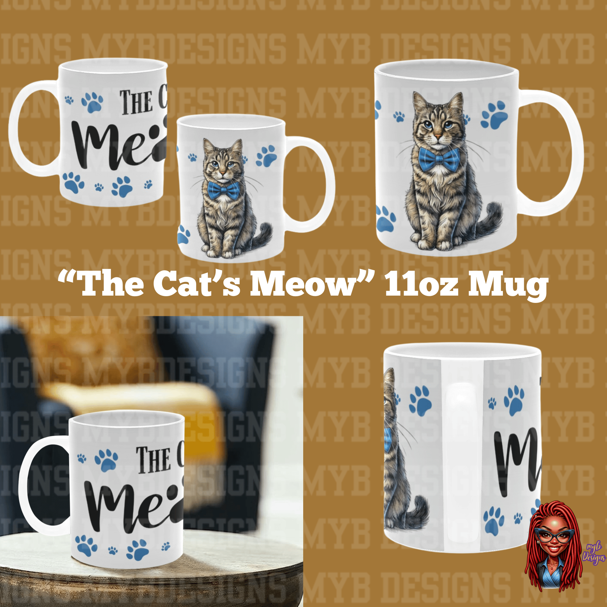 "The Cat's Meow" 11oz Mug - Payhip