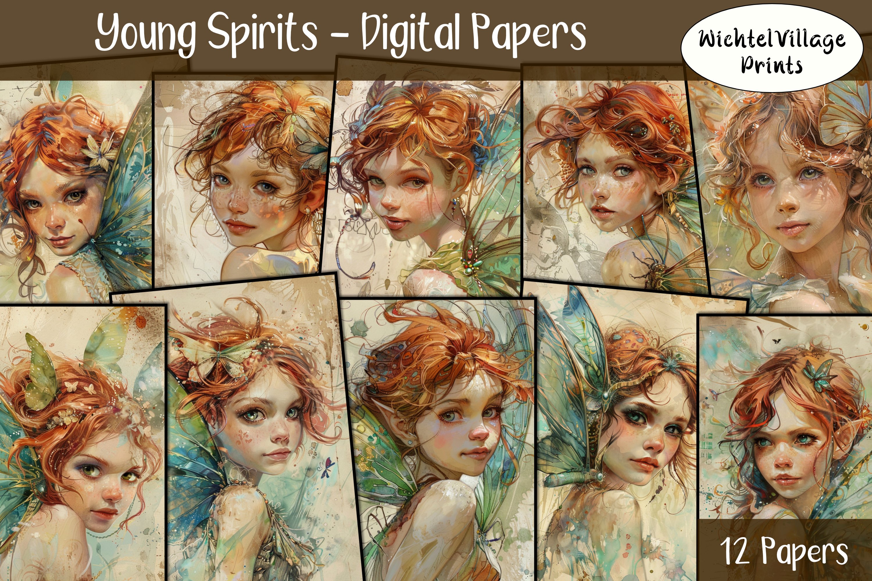 Young Spirits - Digital Papers - Payhip