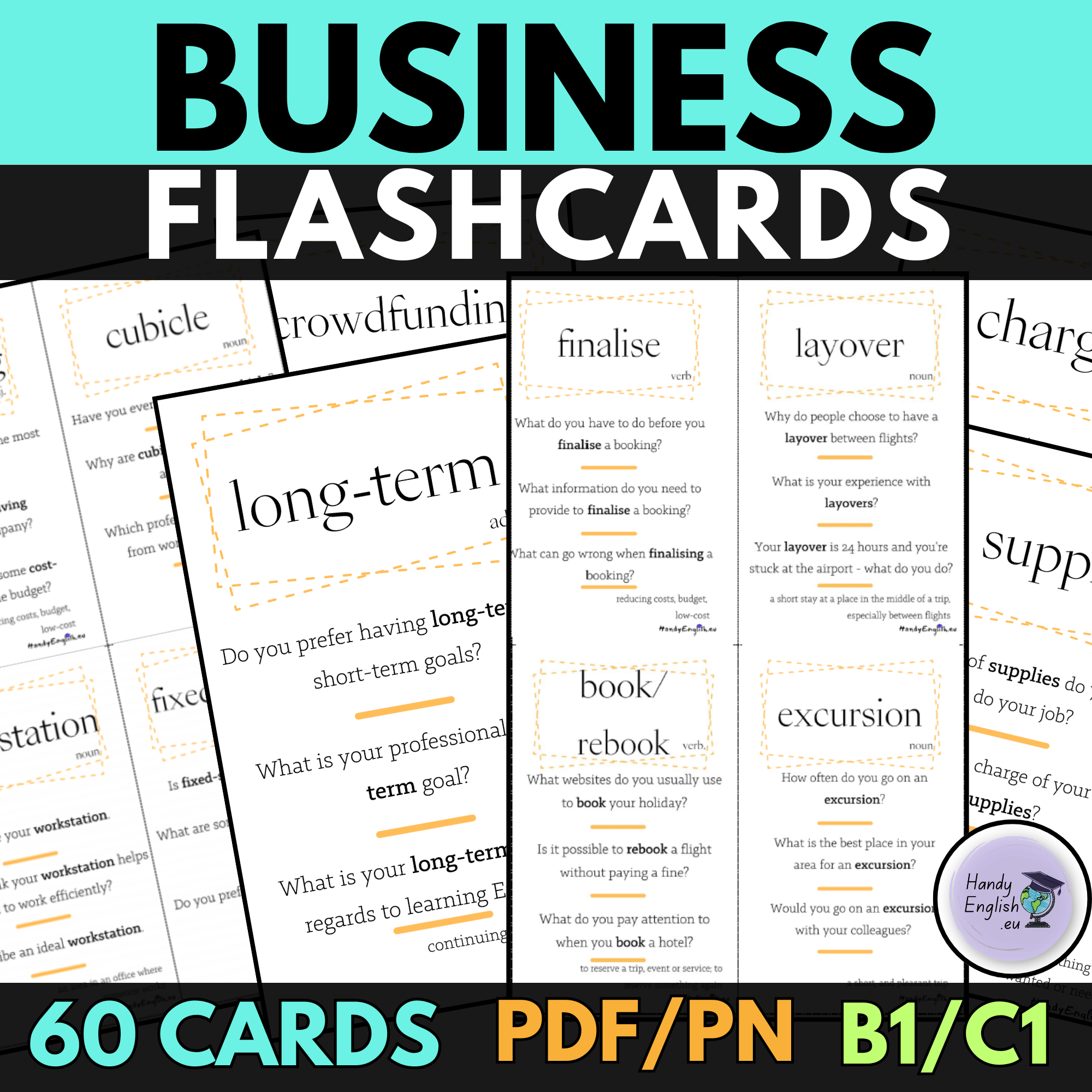 BUSINESS ENGLISH: Flashcards/Speaking Cards B2 Vocabulary - Payhip