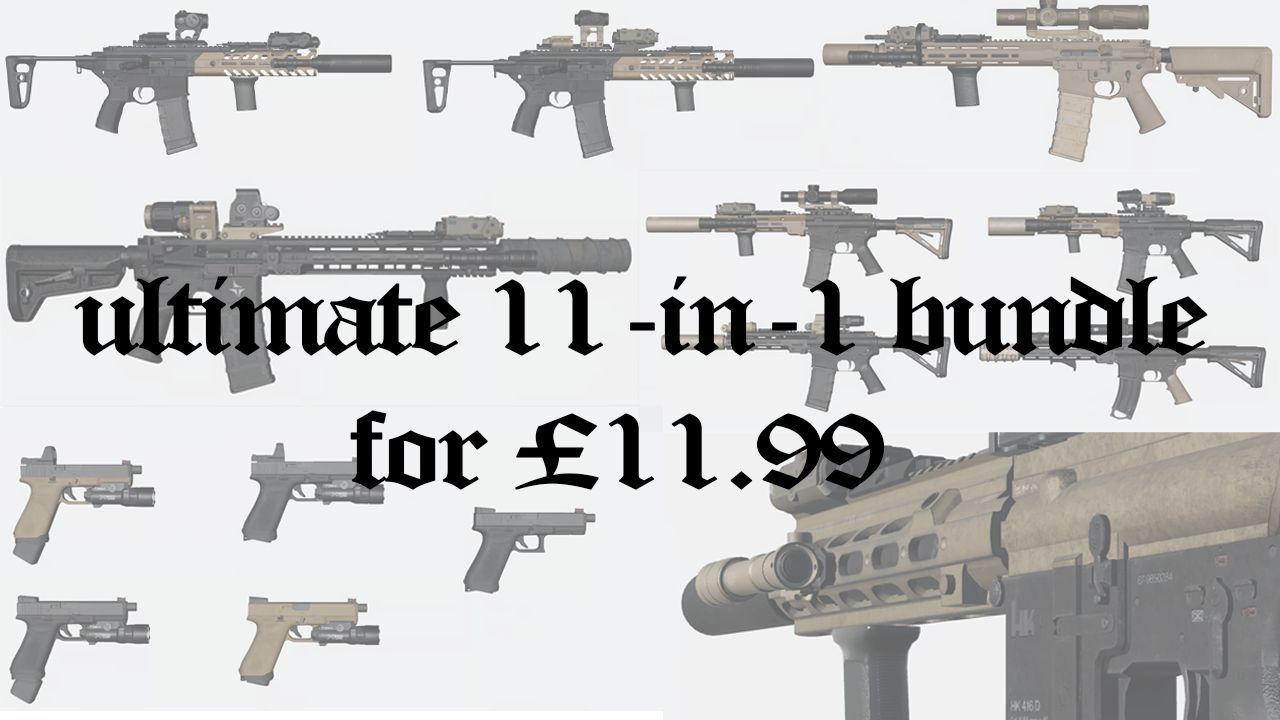 Spirit Gun Pack (HUGE 11-in-1)