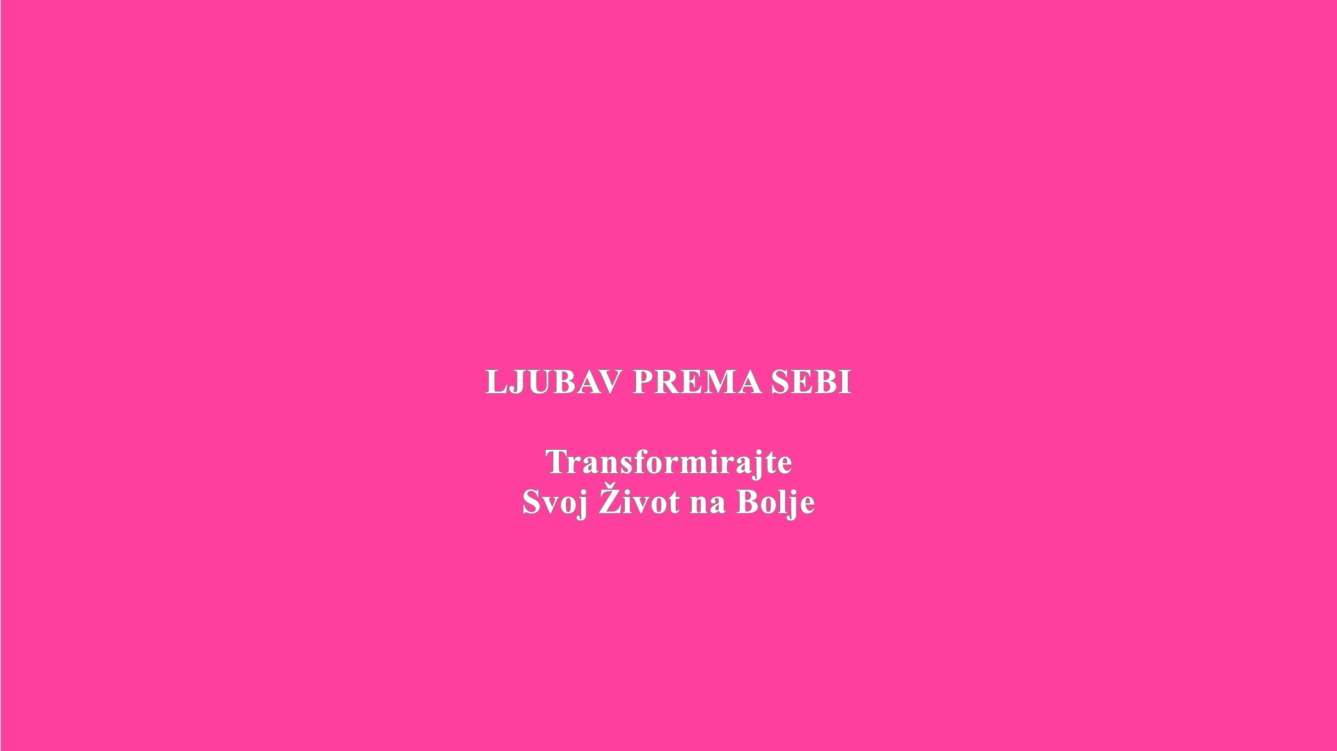 LJUBAV PREMA SEBI - Payhip