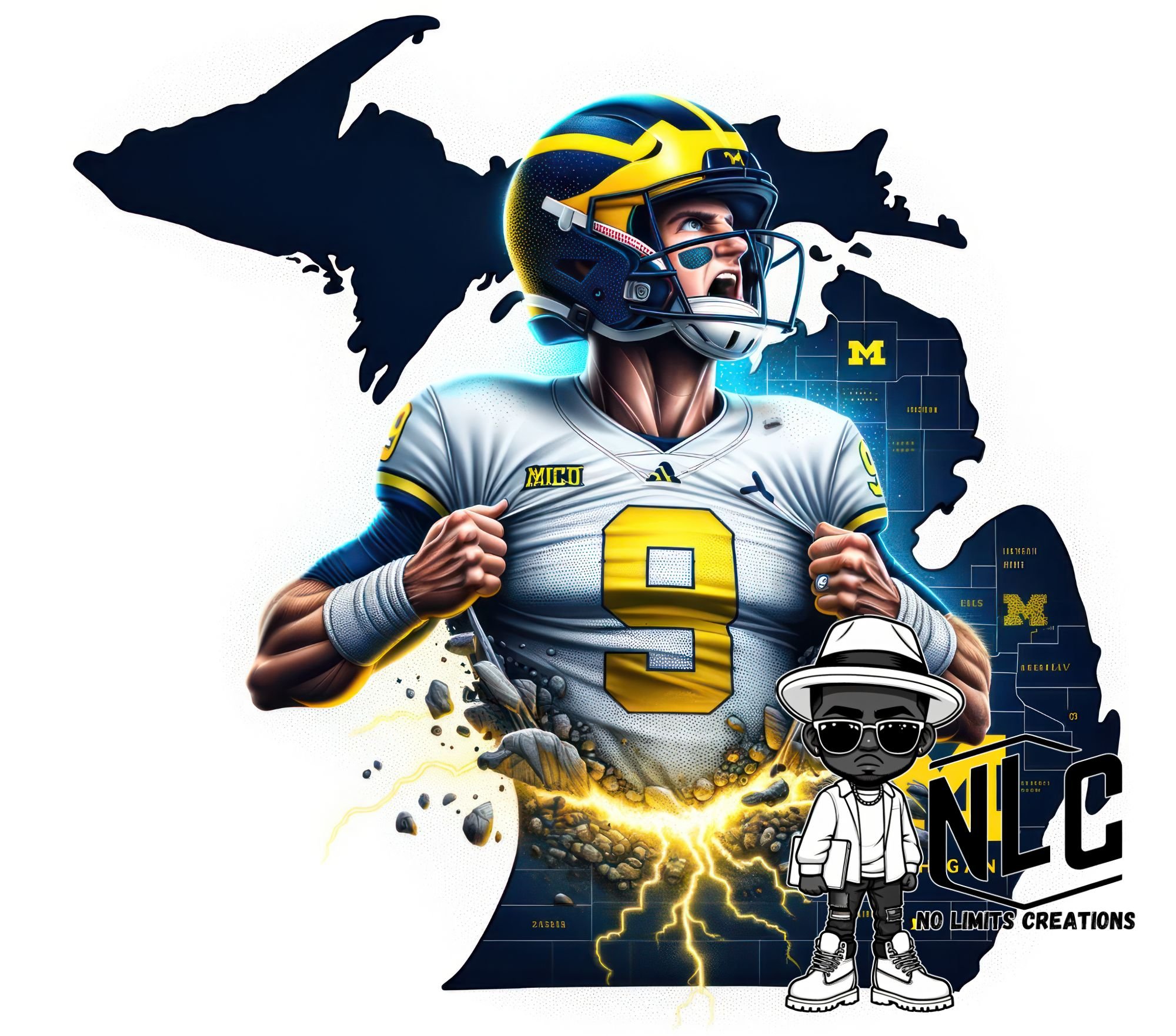 Michigan Wolverines PNG File