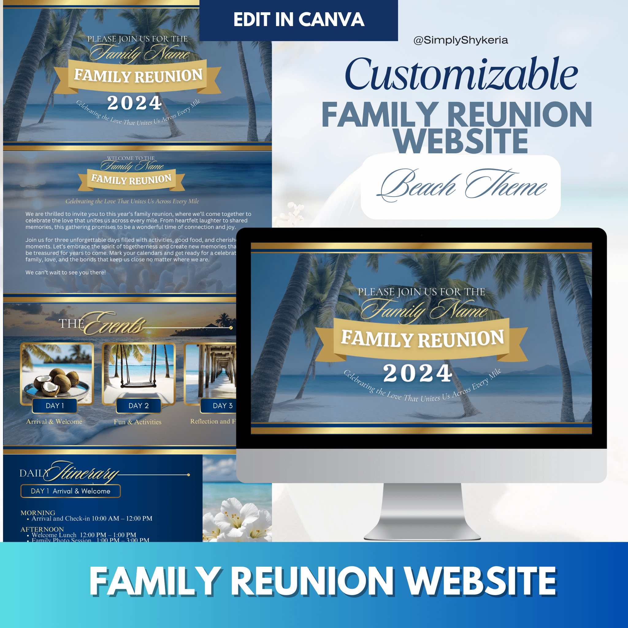 Family Reunion Website - Payhip