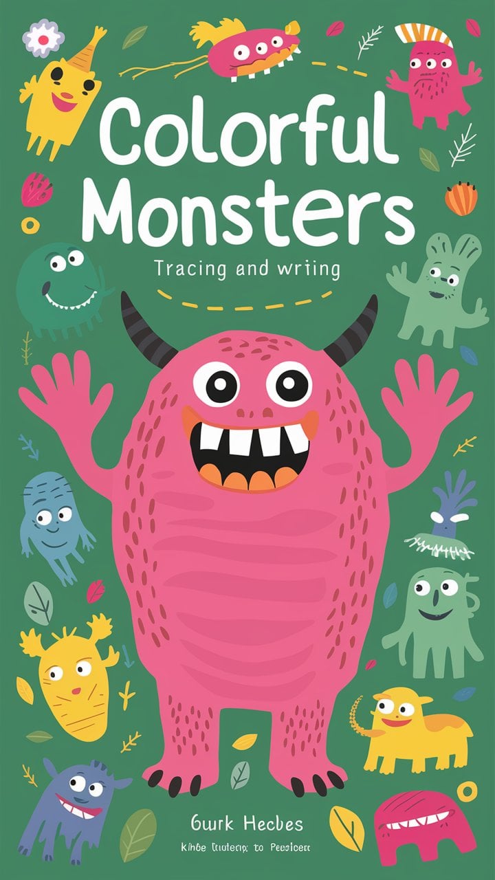 Colorful Monsters Tracing and Writing Book - Payhip