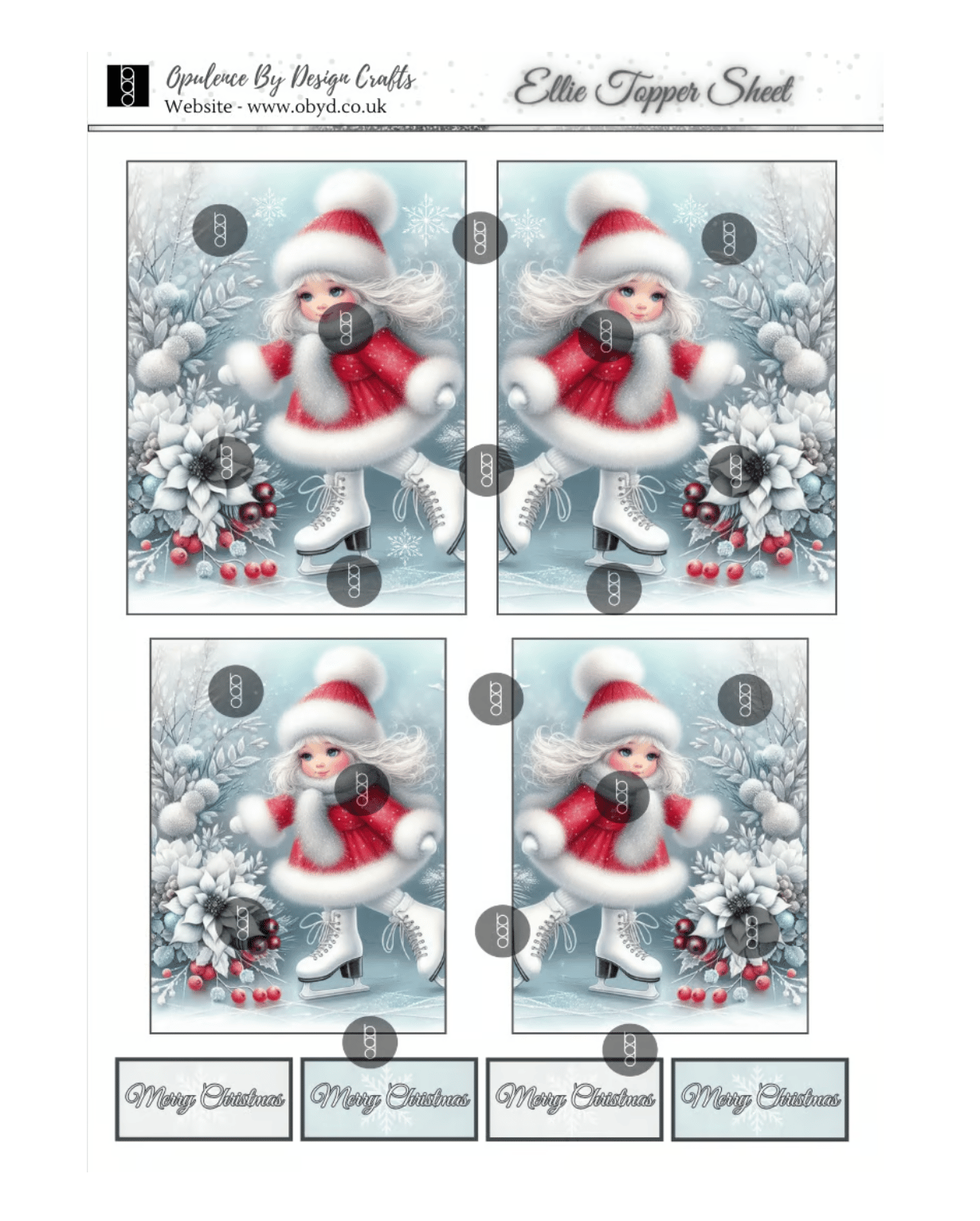 Simple little Ellie card blog project with supplies list