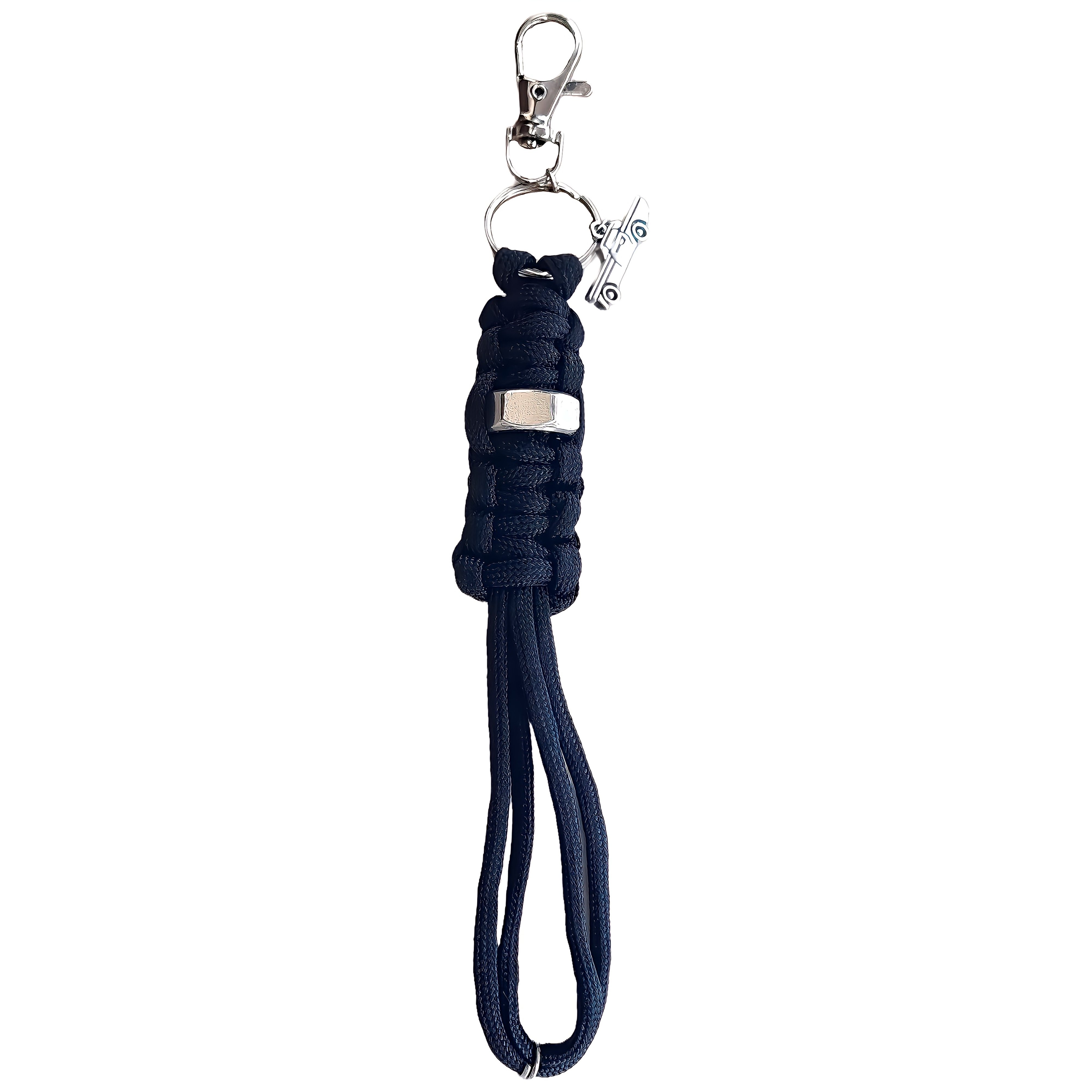 Bike Charm Men's Hex Nut & Paracord Keychain - Payhip